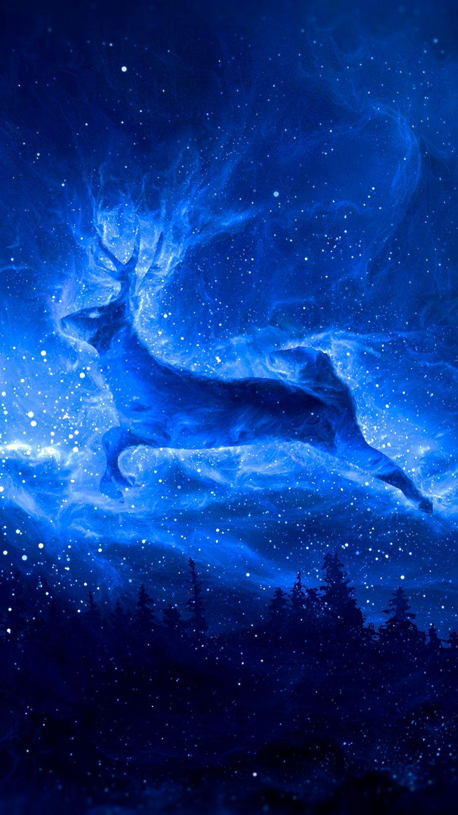 4K Galaxy Deer Wallpapers - Top Free 4K Galaxy Deer Backgrounds ...