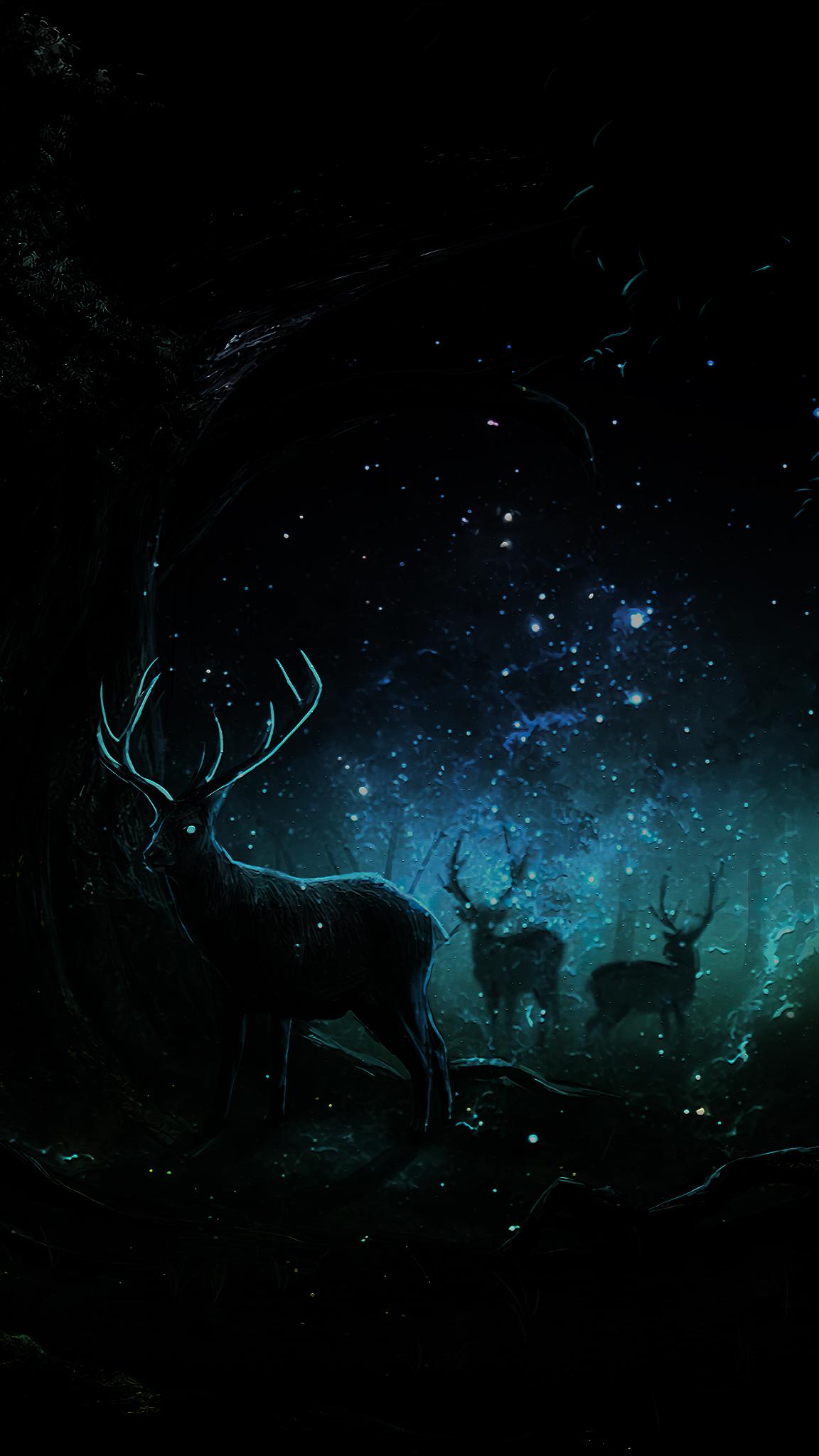 4K Galaxy Deer Wallpapers - Top Free 4K Galaxy Deer Backgrounds ...