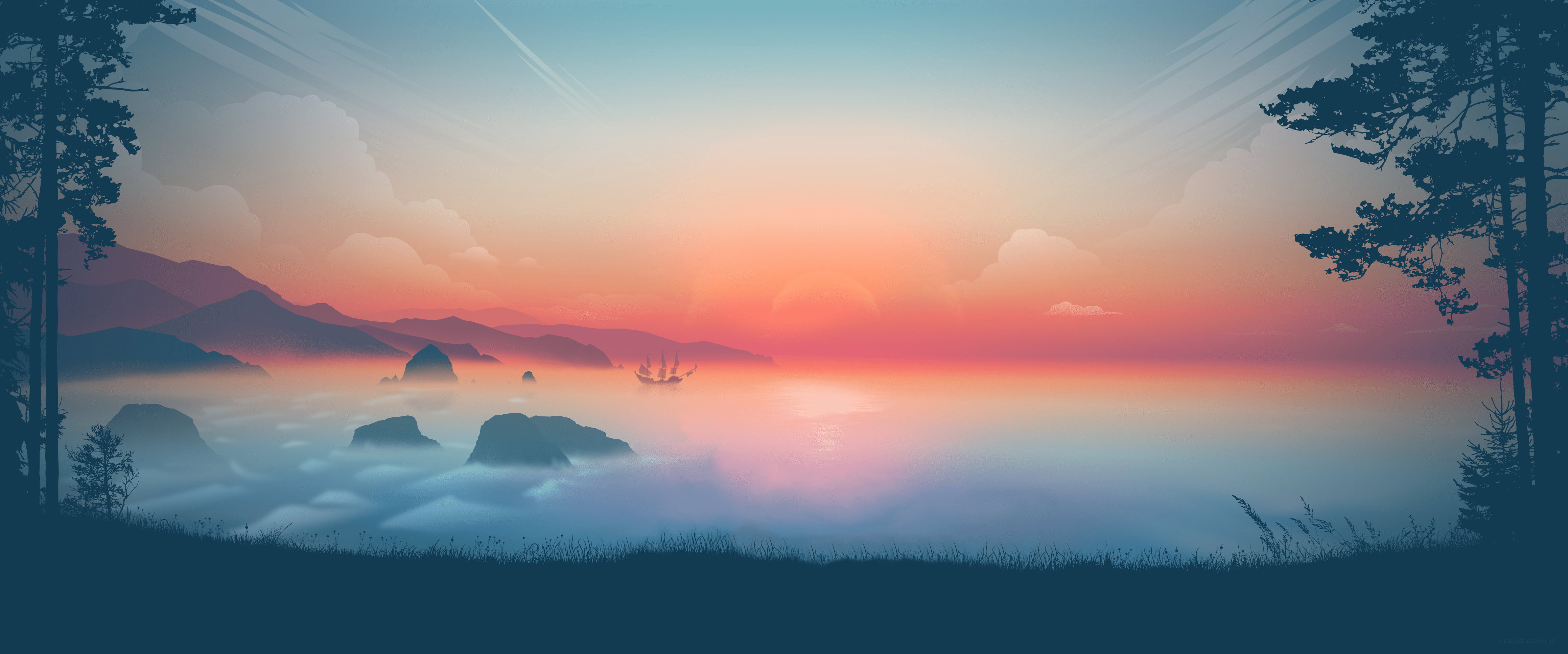 Vector Nature Wallpapers - Top Free Vector Nature Backgrounds ...