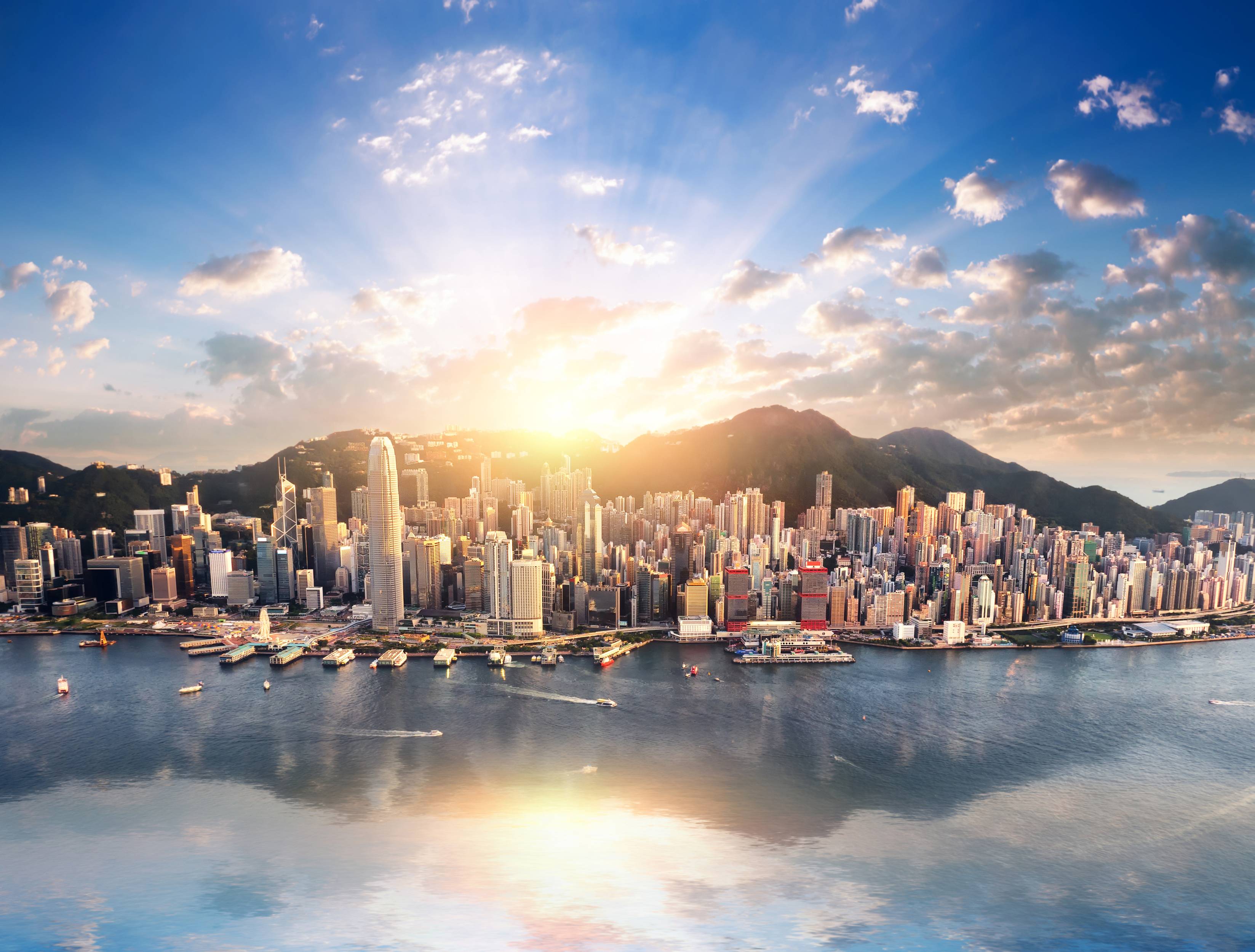 Hong Kong Sunrise Wallpapers - Top Free Hong Kong Sunrise Backgrounds ...