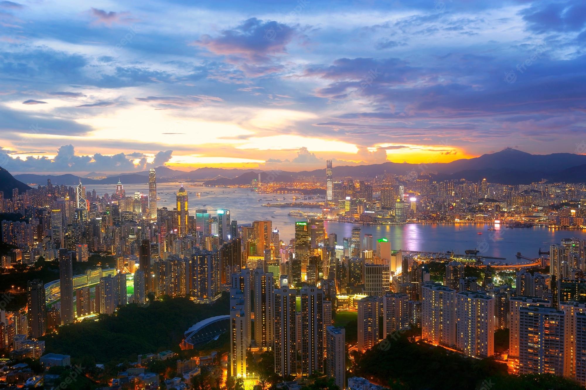 Hong Kong Sunrise Wallpapers - Top Free Hong Kong Sunrise Backgrounds - WallpaperAccess