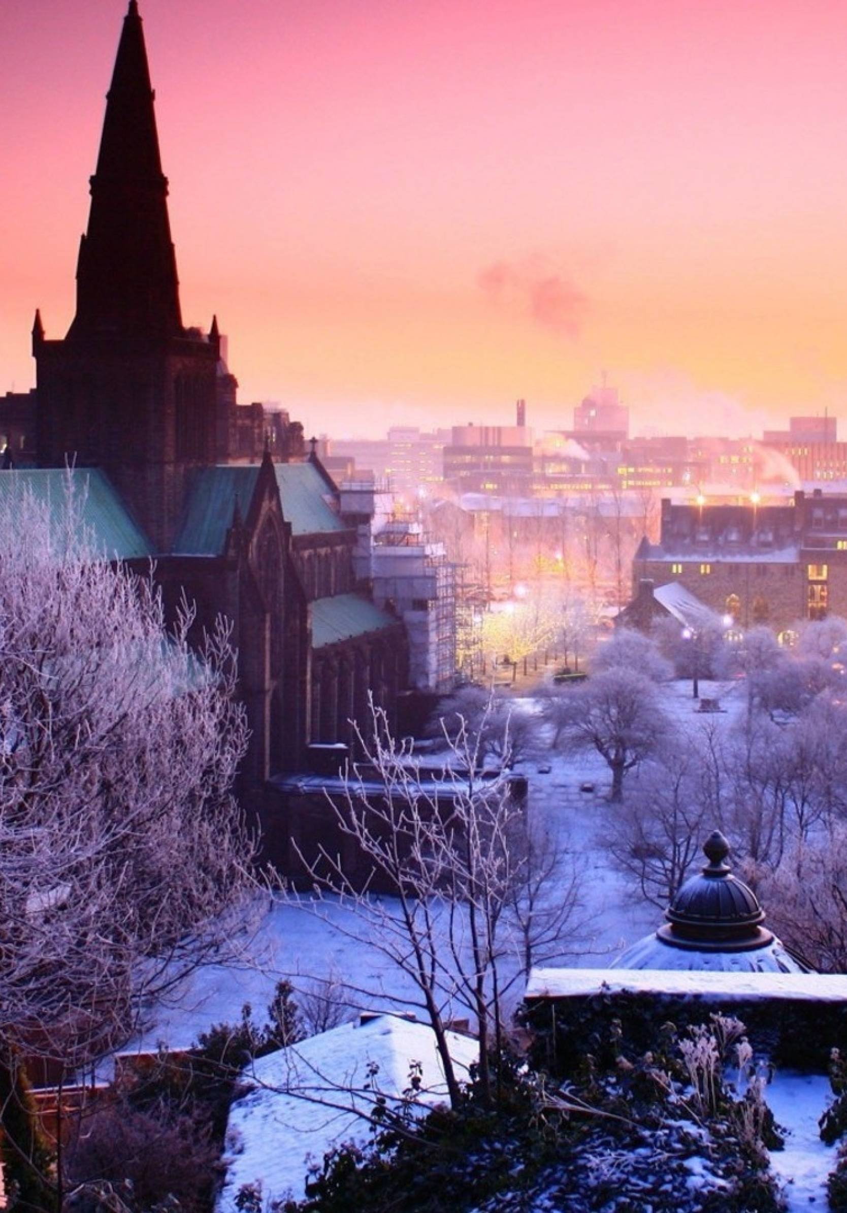 Winter City Night Wallpapers - Top Free Winter City Night Backgrounds ...