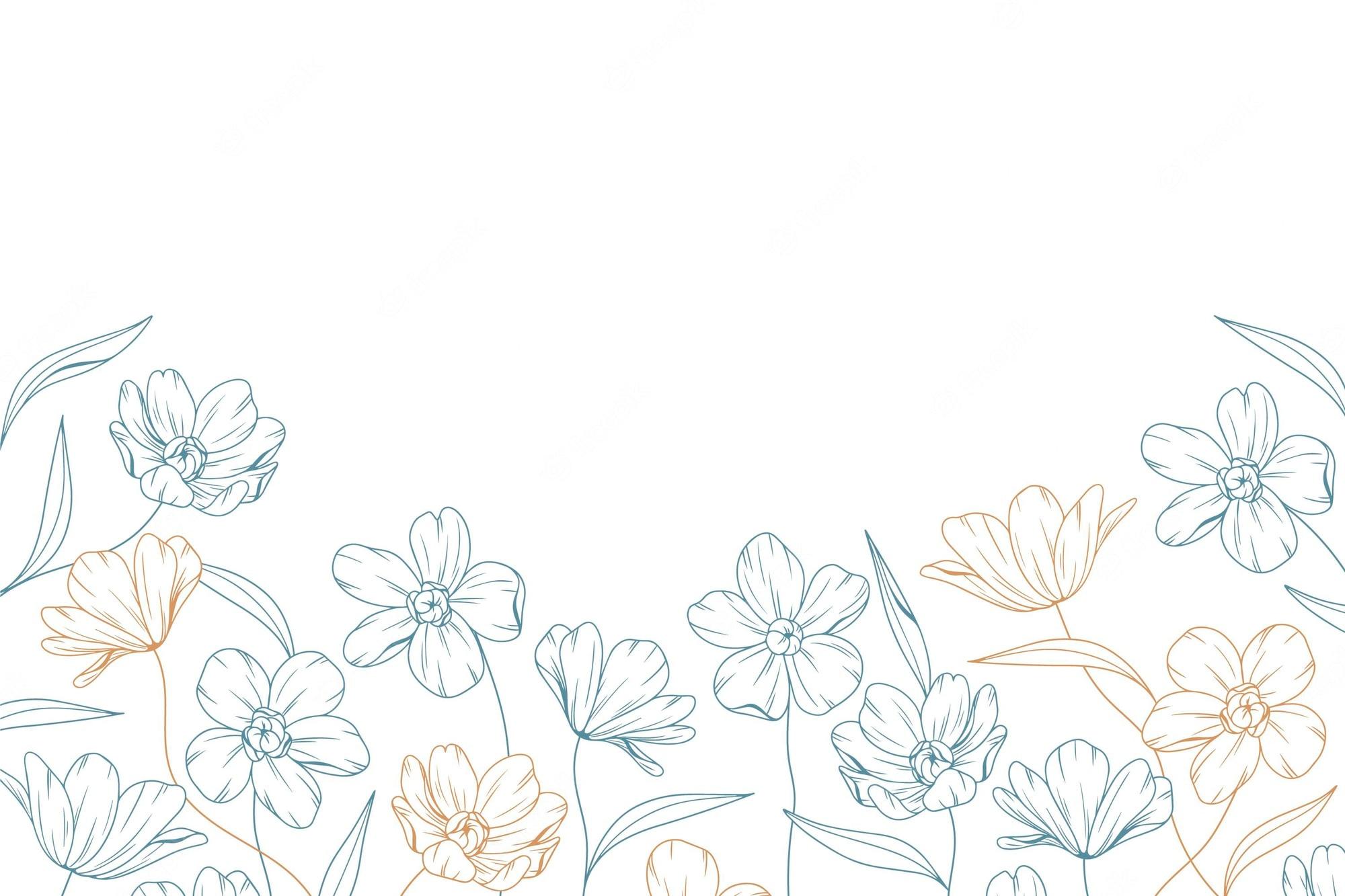 Hand Drawn Floral Wallpapers - Top Free Hand Drawn Floral Backgrounds ...