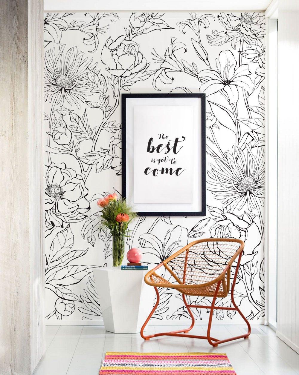 Hand Drawn Floral Wallpapers - Top Free Hand Drawn Floral Backgrounds ...
