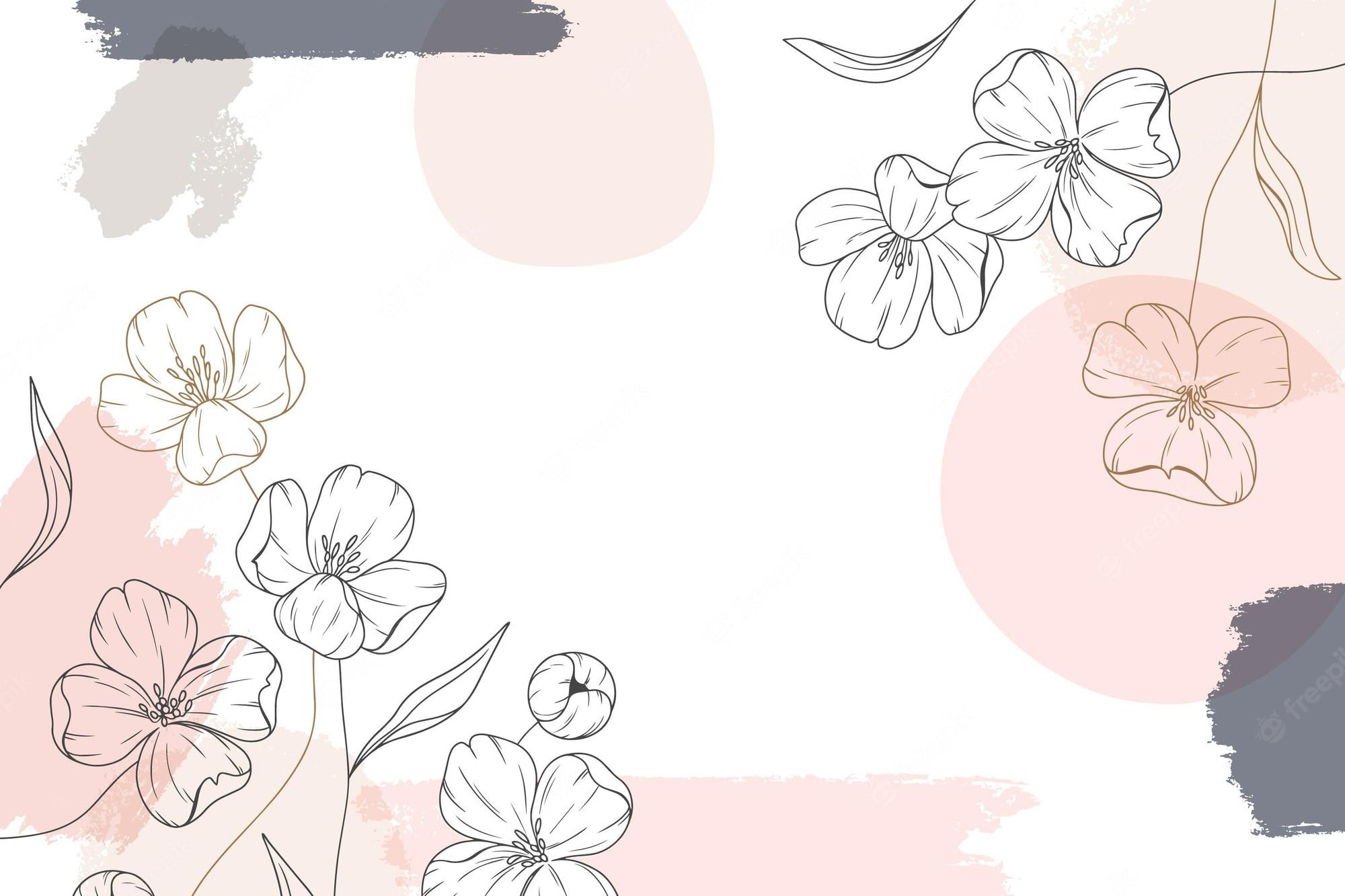 Hand Drawn Floral Wallpapers - Top Free Hand Drawn Floral Backgrounds ...