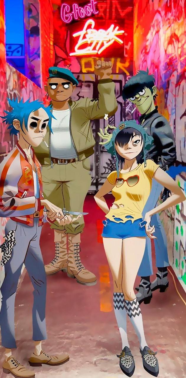 Gorillaz Phone Wallpapers - Top Free Gorillaz Phone Backgrounds - WallpaperAccess