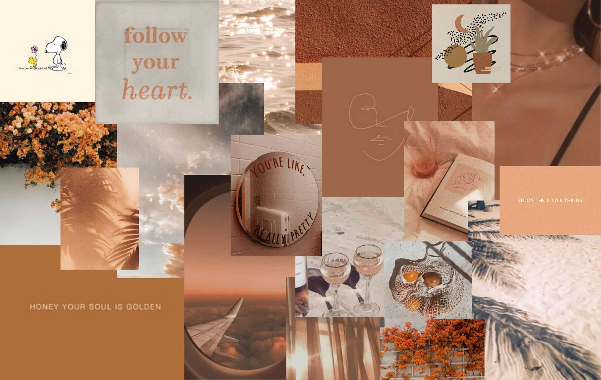 Collage Brown Wallpapers - Top Free Collage Brown Backgrounds ...