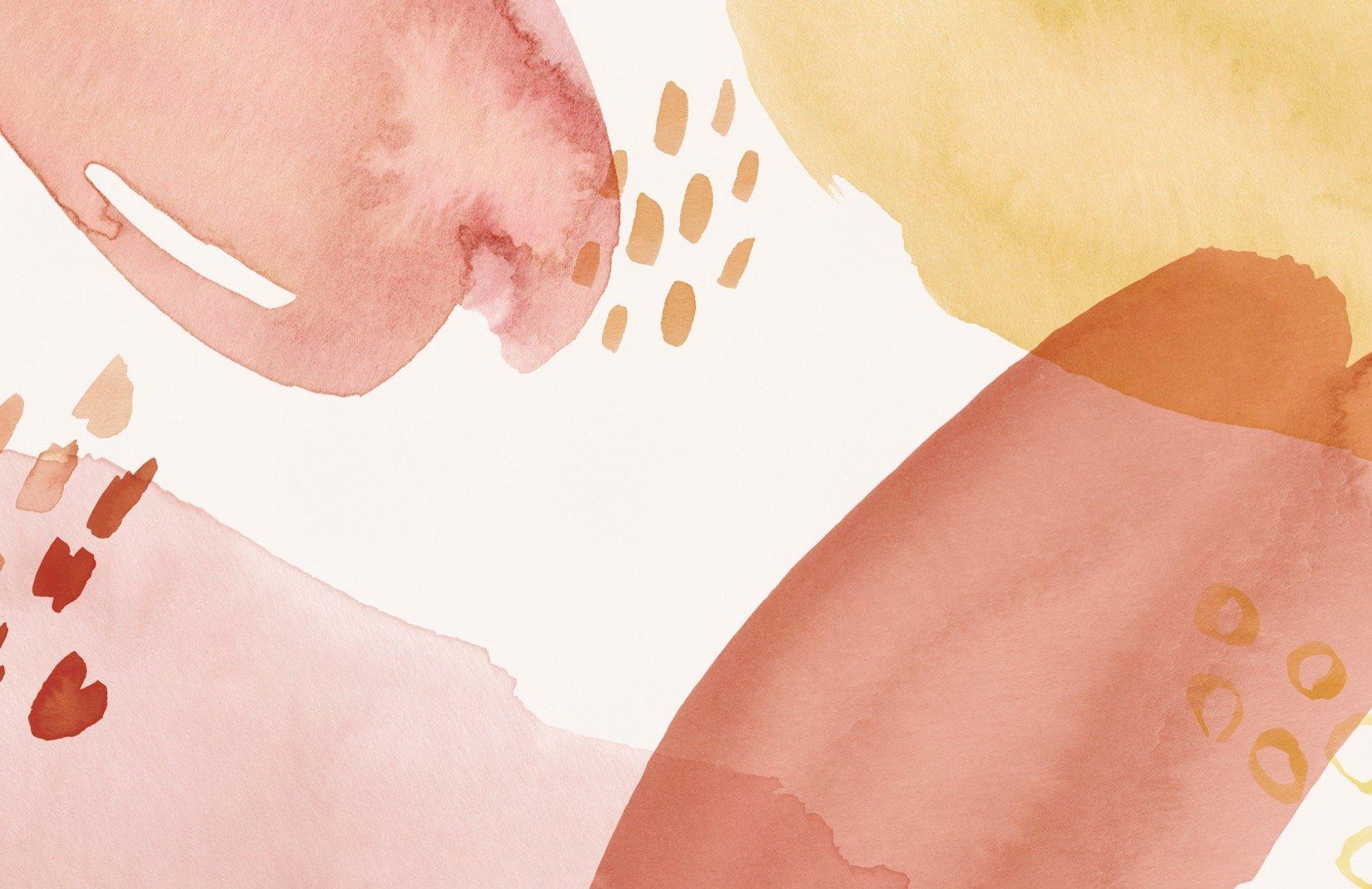 Peach Abstract Watercolor Wallpapers - Top Free Peach Abstract ...