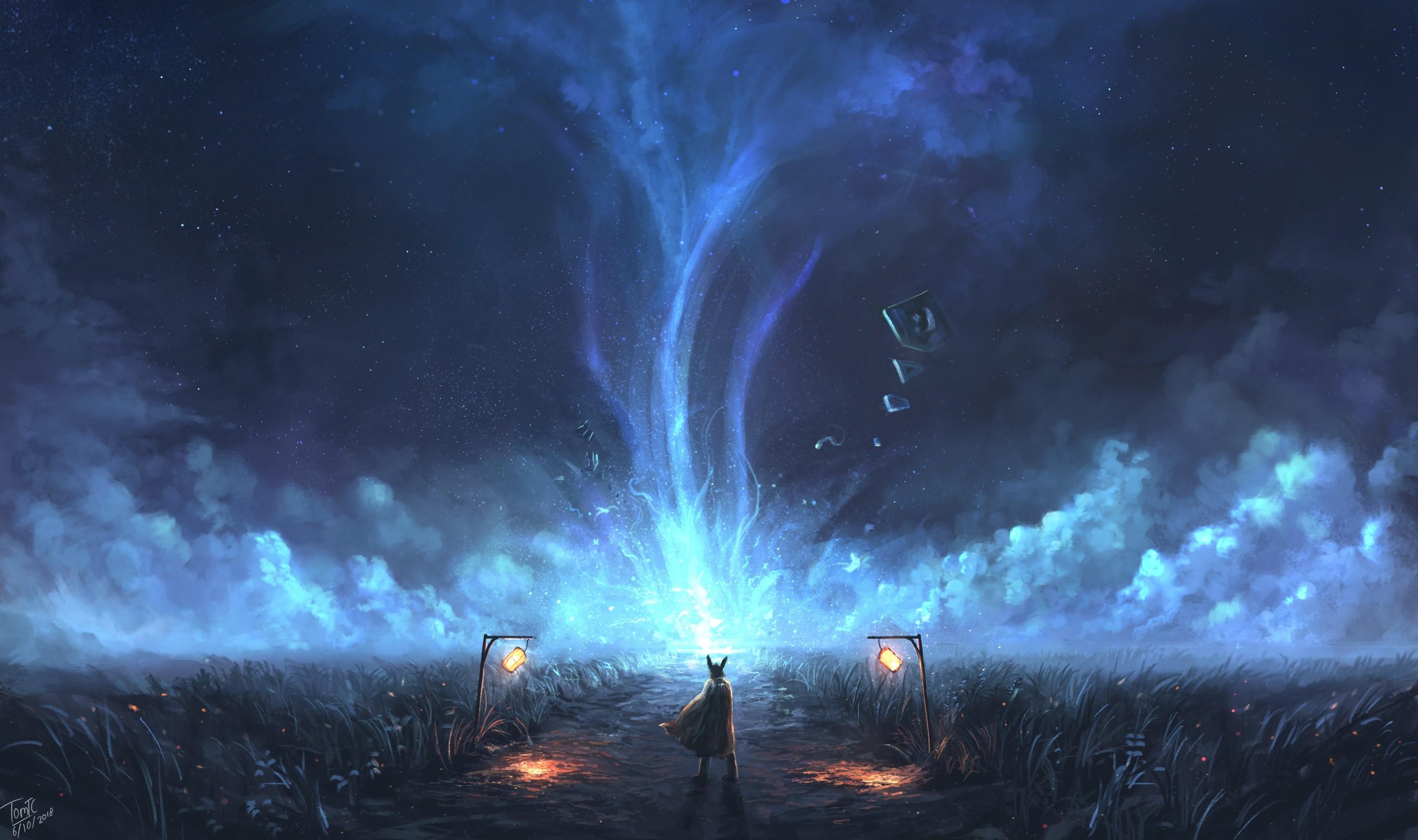 Fantasy Night Sky Wallpapers - Top Free Fantasy Night Sky Backgrounds ...