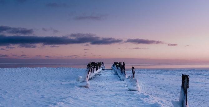 Snowy Beach Wallpapers - Top Free Snowy Beach Backgrounds - WallpaperAccess