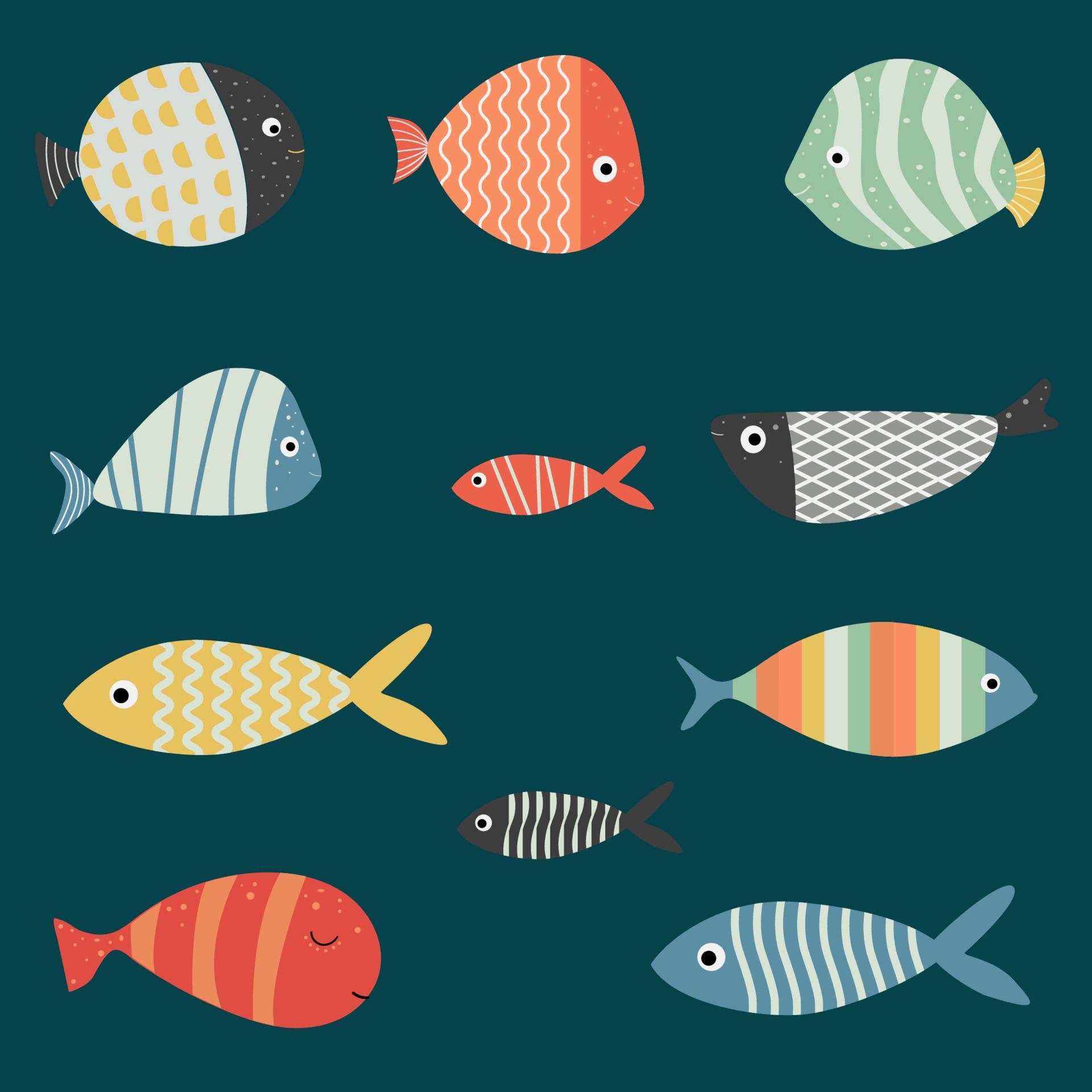 Cute Cartoon Fish Wallpapers - Top Free Cute Cartoon Fish Backgrounds ...