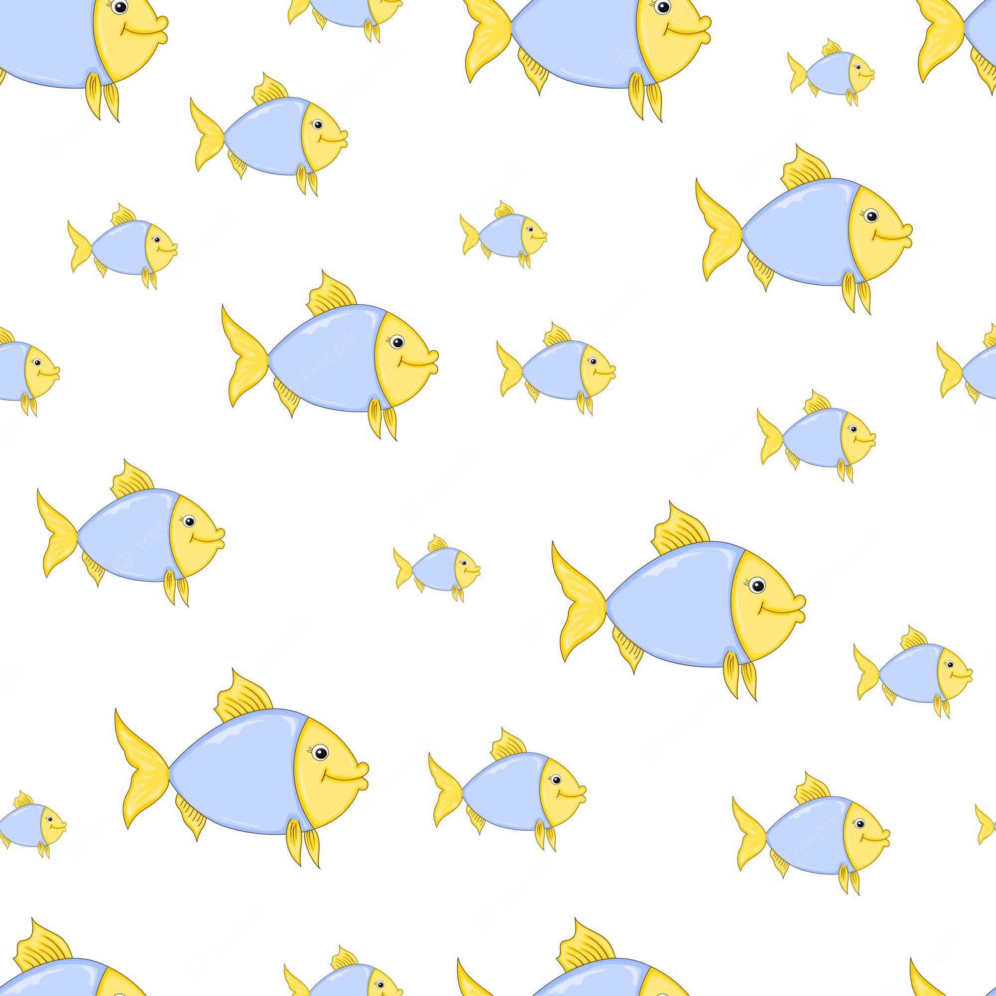 Cute Cartoon Fish Wallpapers - Top Free Cute Cartoon Fish Backgrounds ...