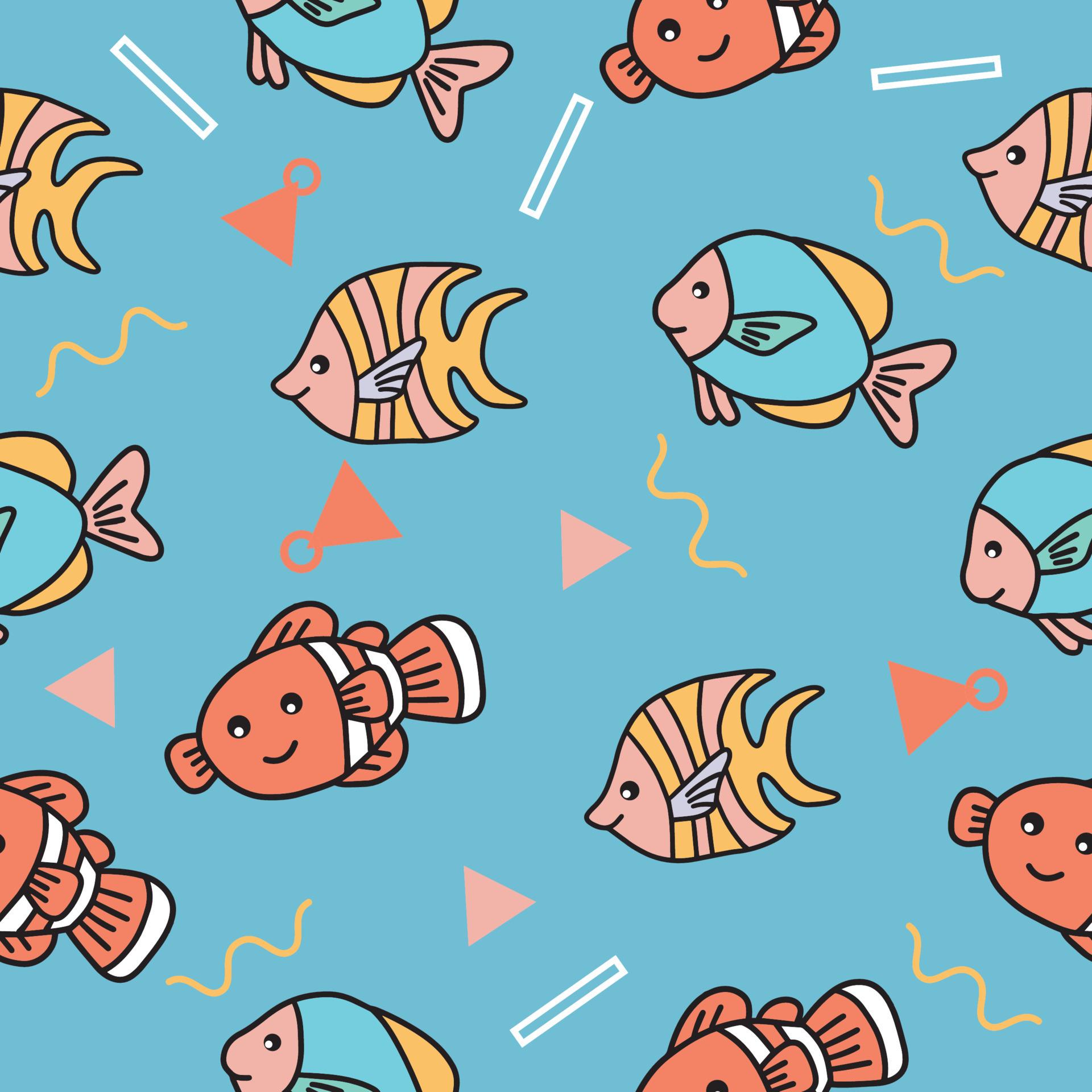 Cute Cartoon Fish Wallpapers - Top Free Cute Cartoon Fish Backgrounds ...