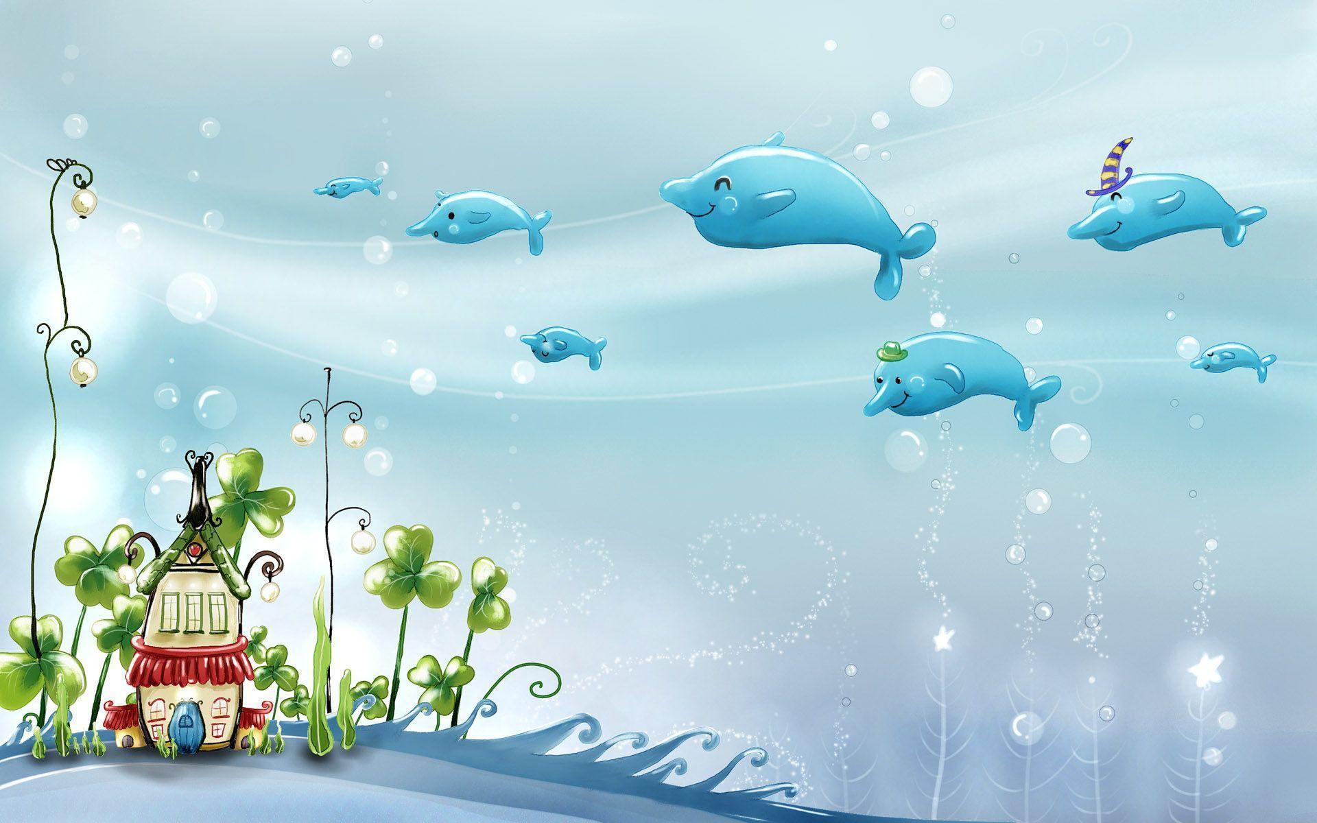 Cute Cartoon Fish Wallpapers - Top Free Cute Cartoon Fish Backgrounds ...