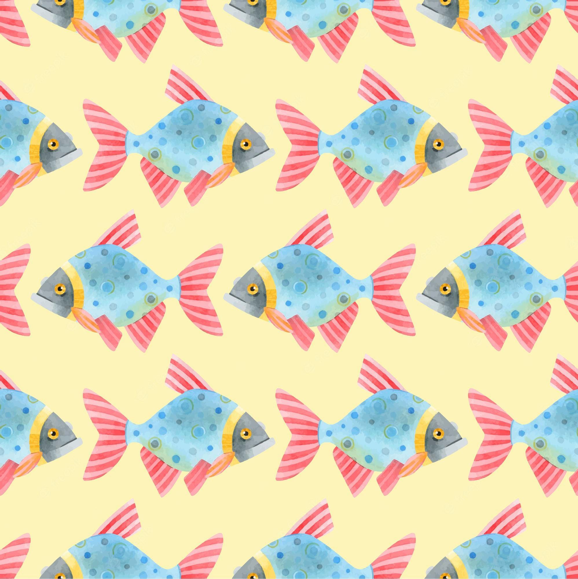 Cute Cartoon Fish Wallpapers - Top Free Cute Cartoon Fish Backgrounds ...