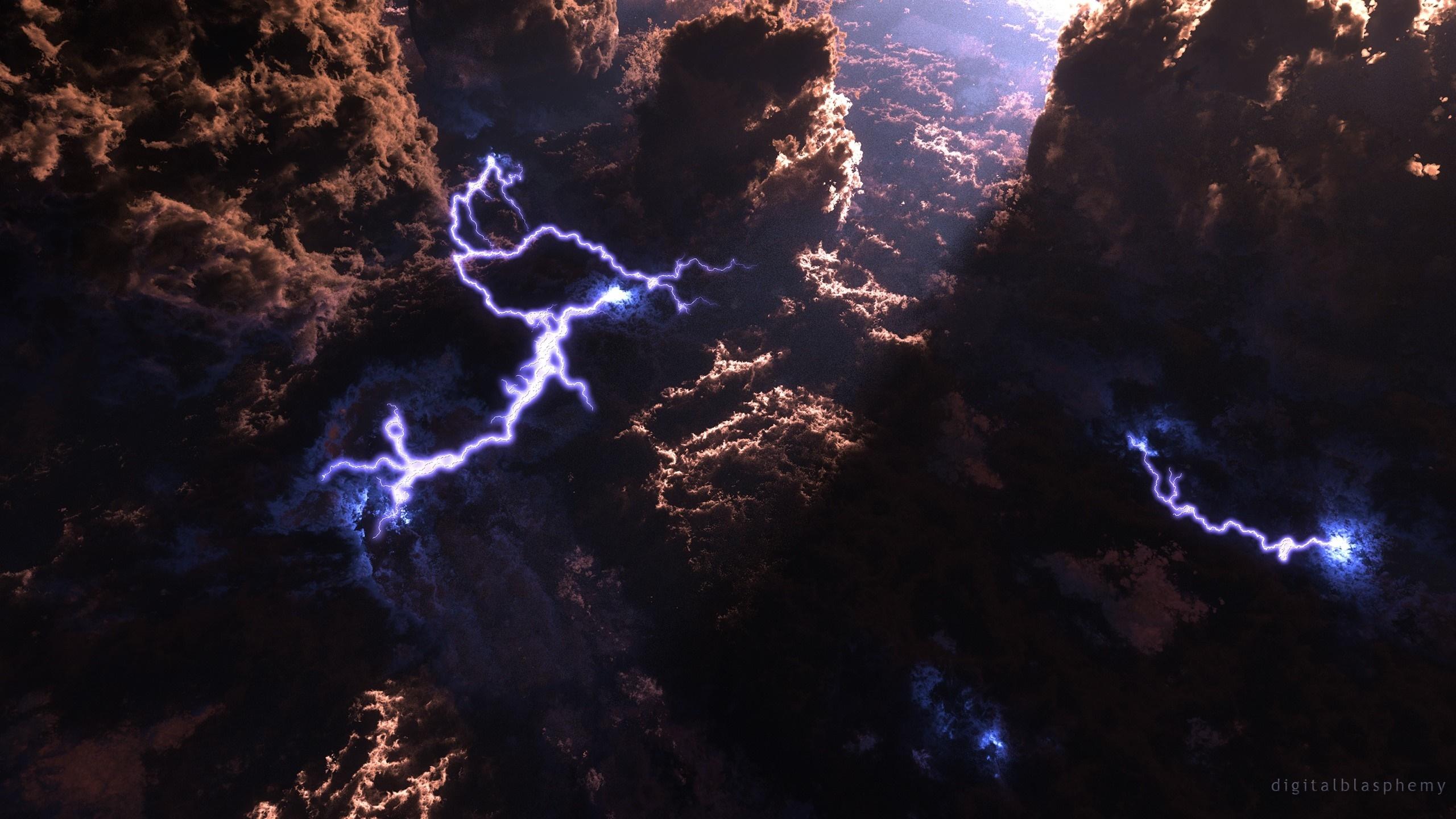 Space Lightning Wallpapers - Top Free Space Lightning Backgrounds ...