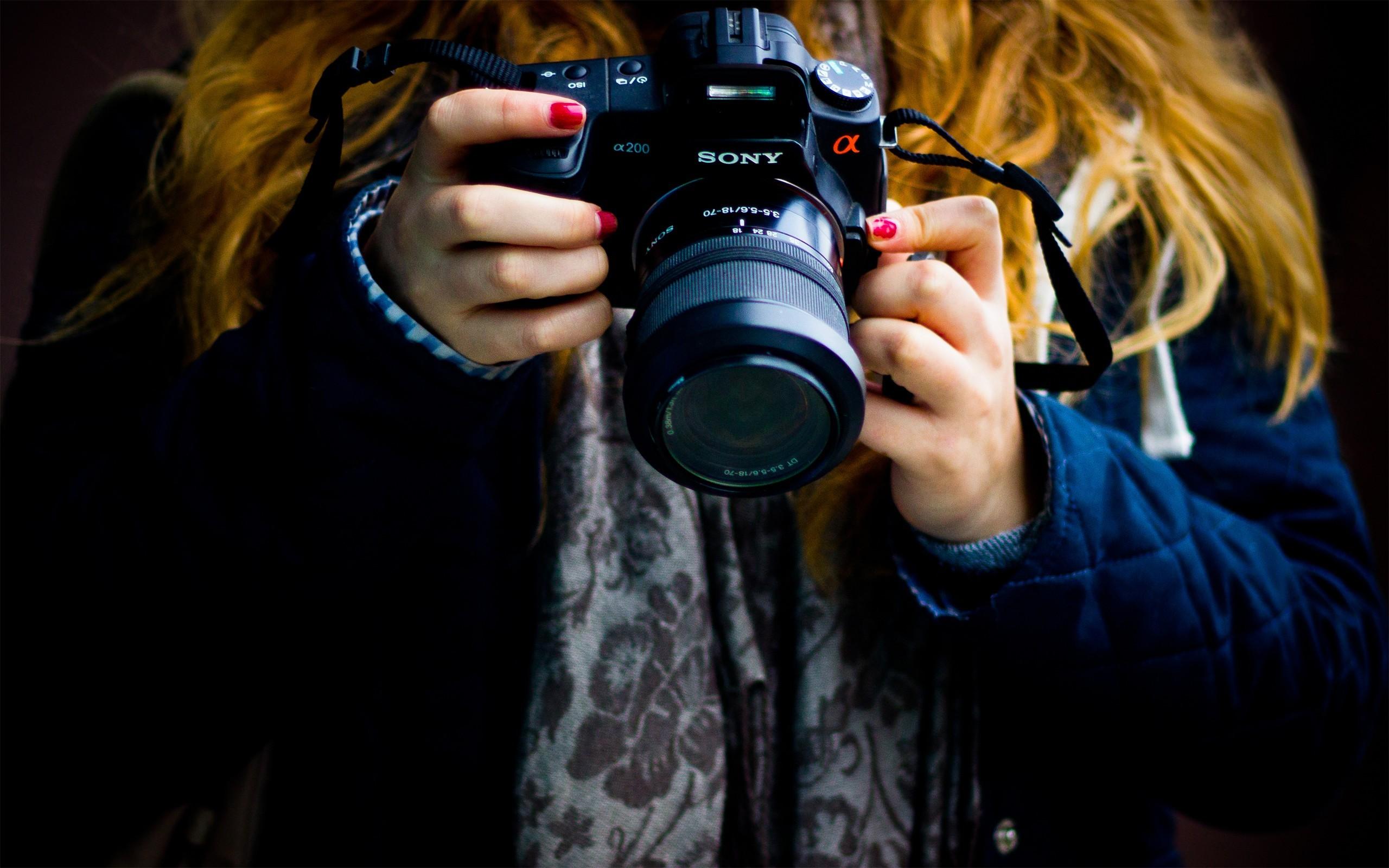 Girl With Camera Wallpapers - Top Free Girl With Camera Backgrounds ...