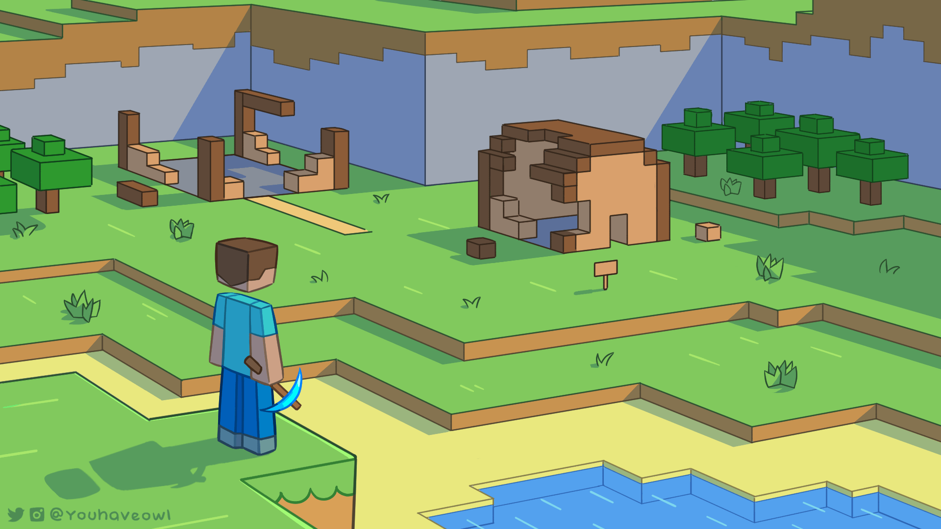 Minecraft Animation Wallpapers - Top Free Minecraft Animation ...