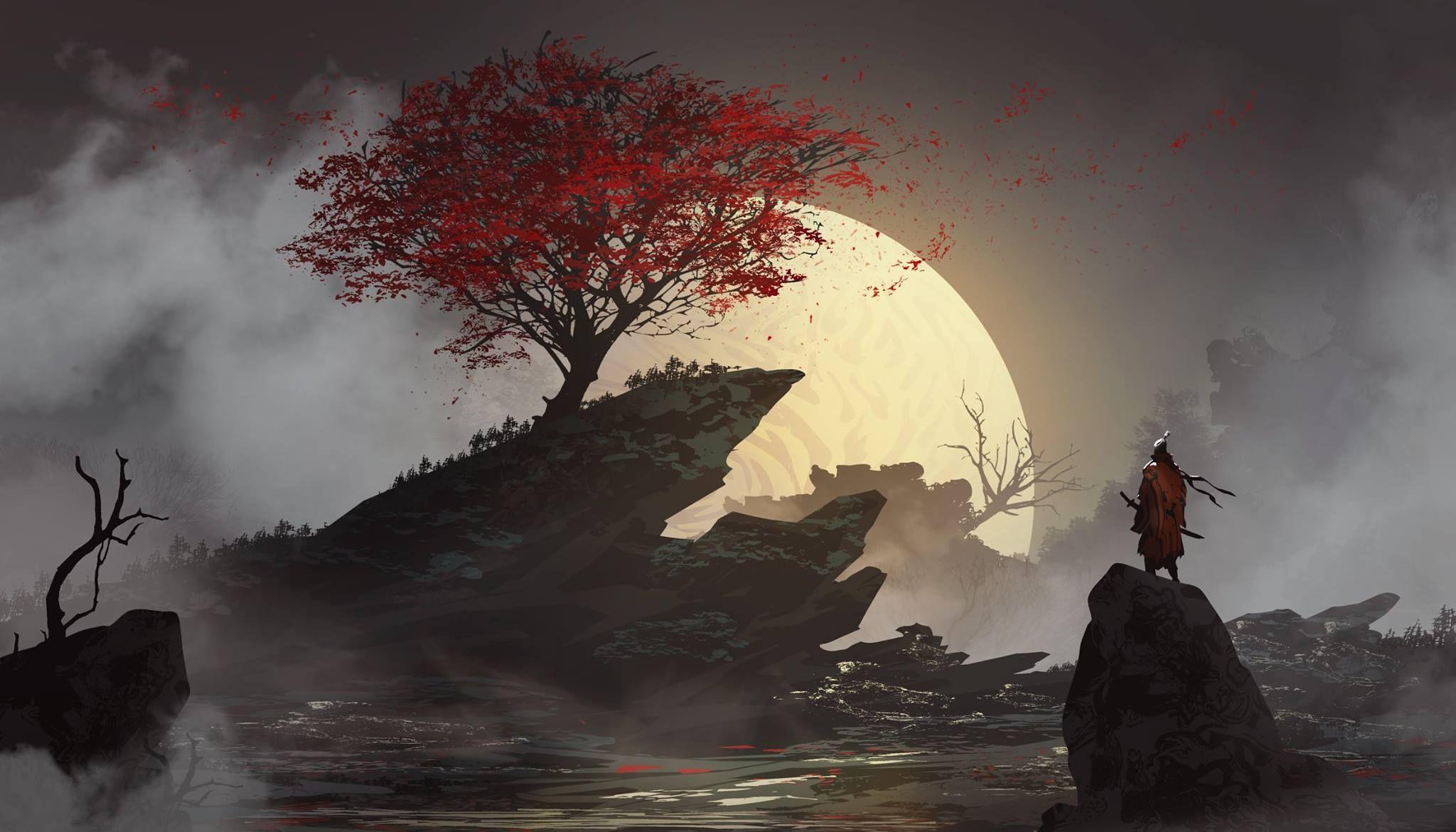 Samurai Cherry Blossom Wallpapers - Top Free Samurai Cherry Blossom ...