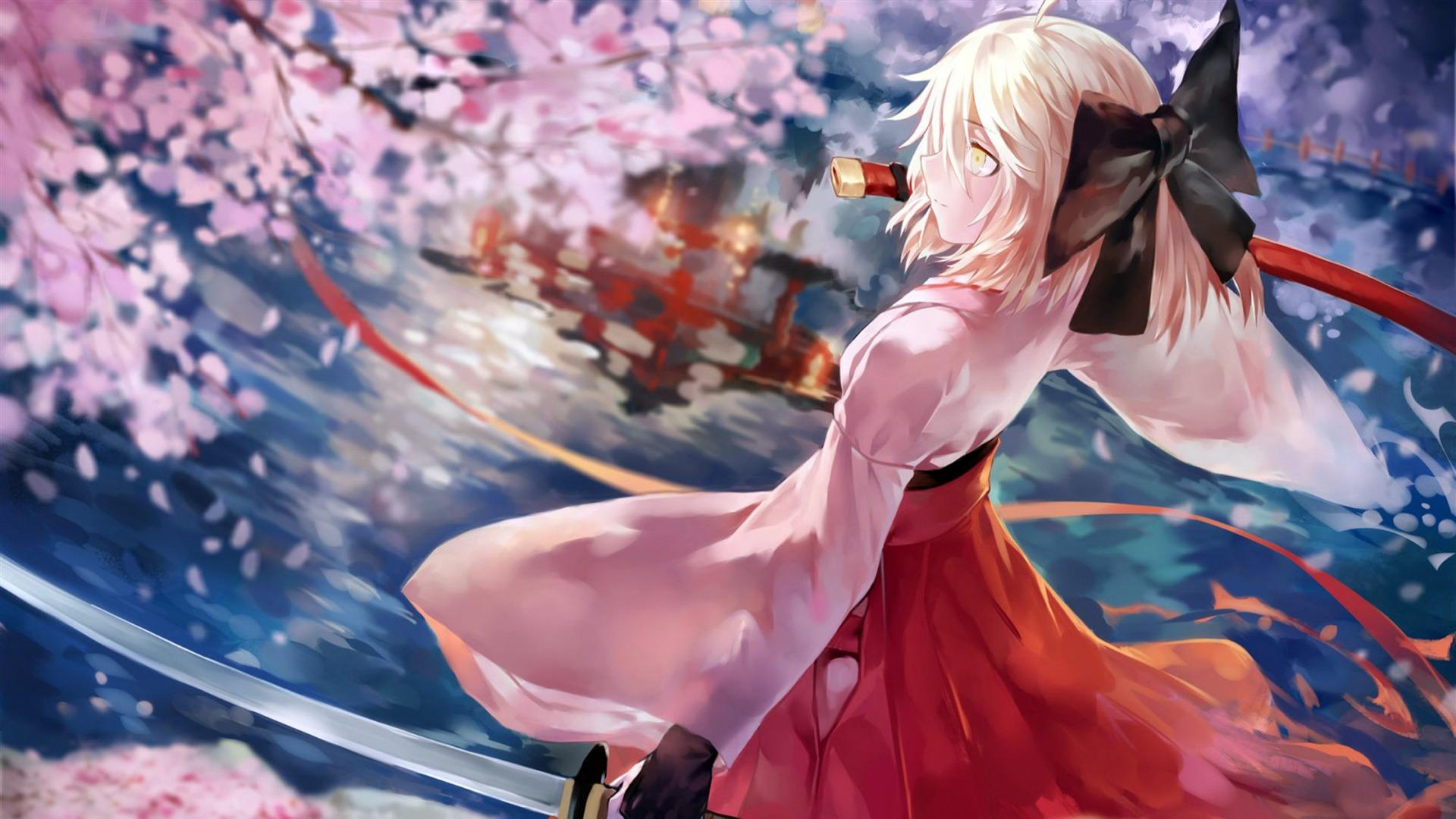 Samurai Cherry Blossom Wallpapers - Top Free Samurai Cherry Blossom ...