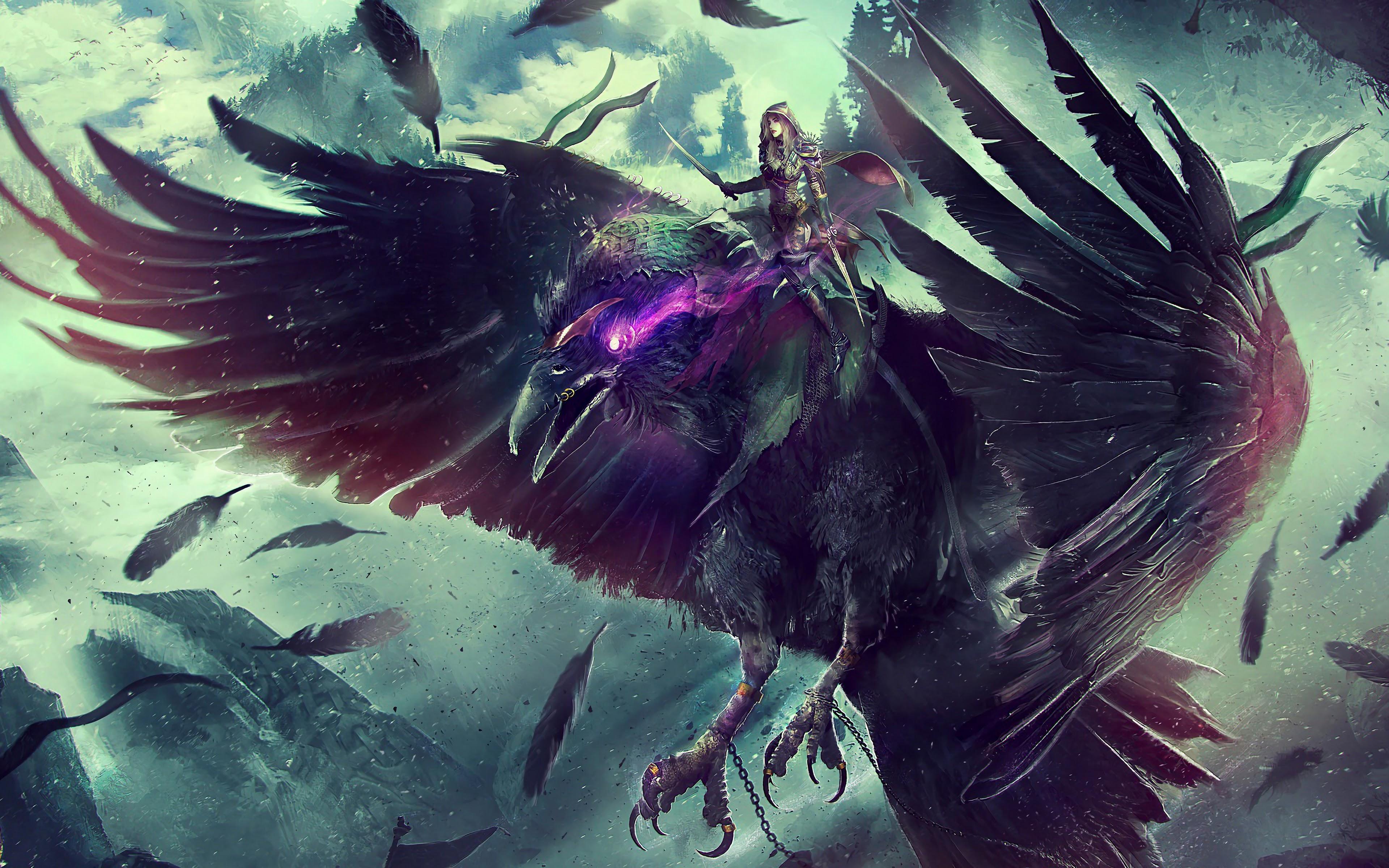 Crow 4K Wallpapers - Top Free Crow 4K Backgrounds - WallpaperAccess