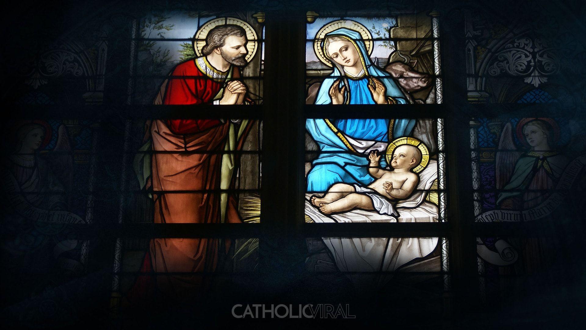 Stained Glass Nativity Wallpapers - Top Free Stained Glass Nativity ...