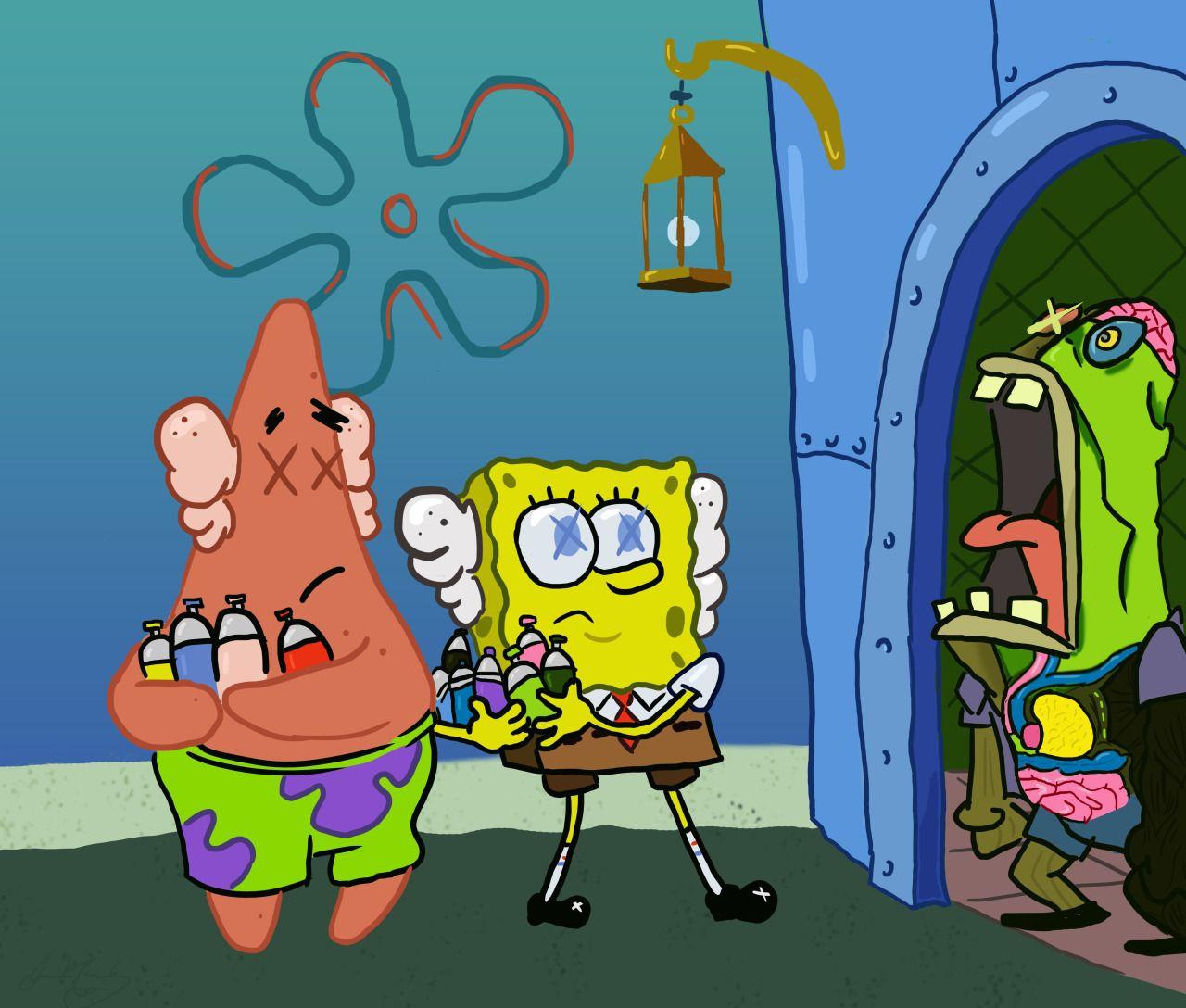 Spongebob Kaws Wallpapers - Top Free Spongebob Kaws Backgrounds ...