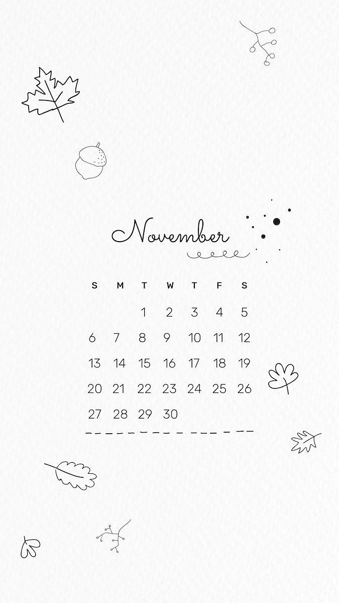 November 2022 Calendar Wallpapers - Top Free November 2022 Calendar ...