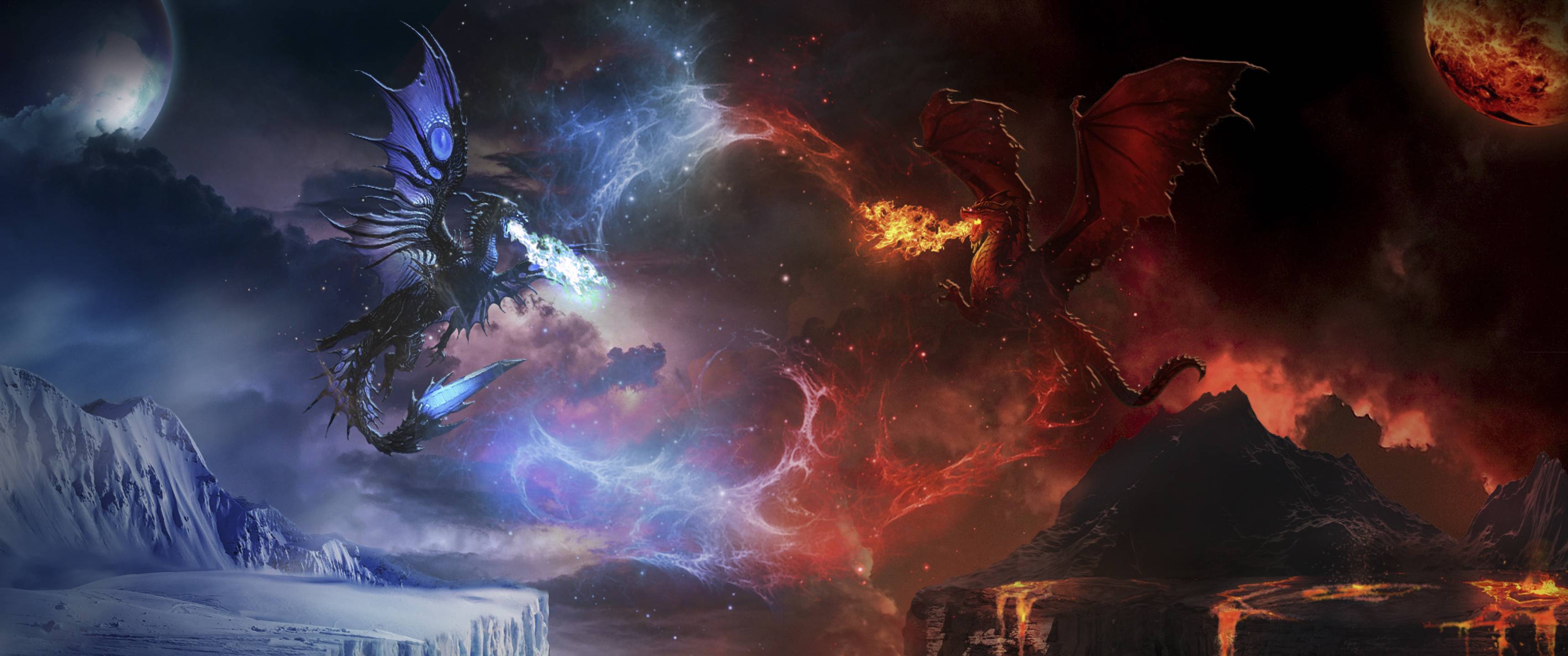3440x1440 Dragon Wallpapers Top Free 3440x1440 Dragon Backgrounds