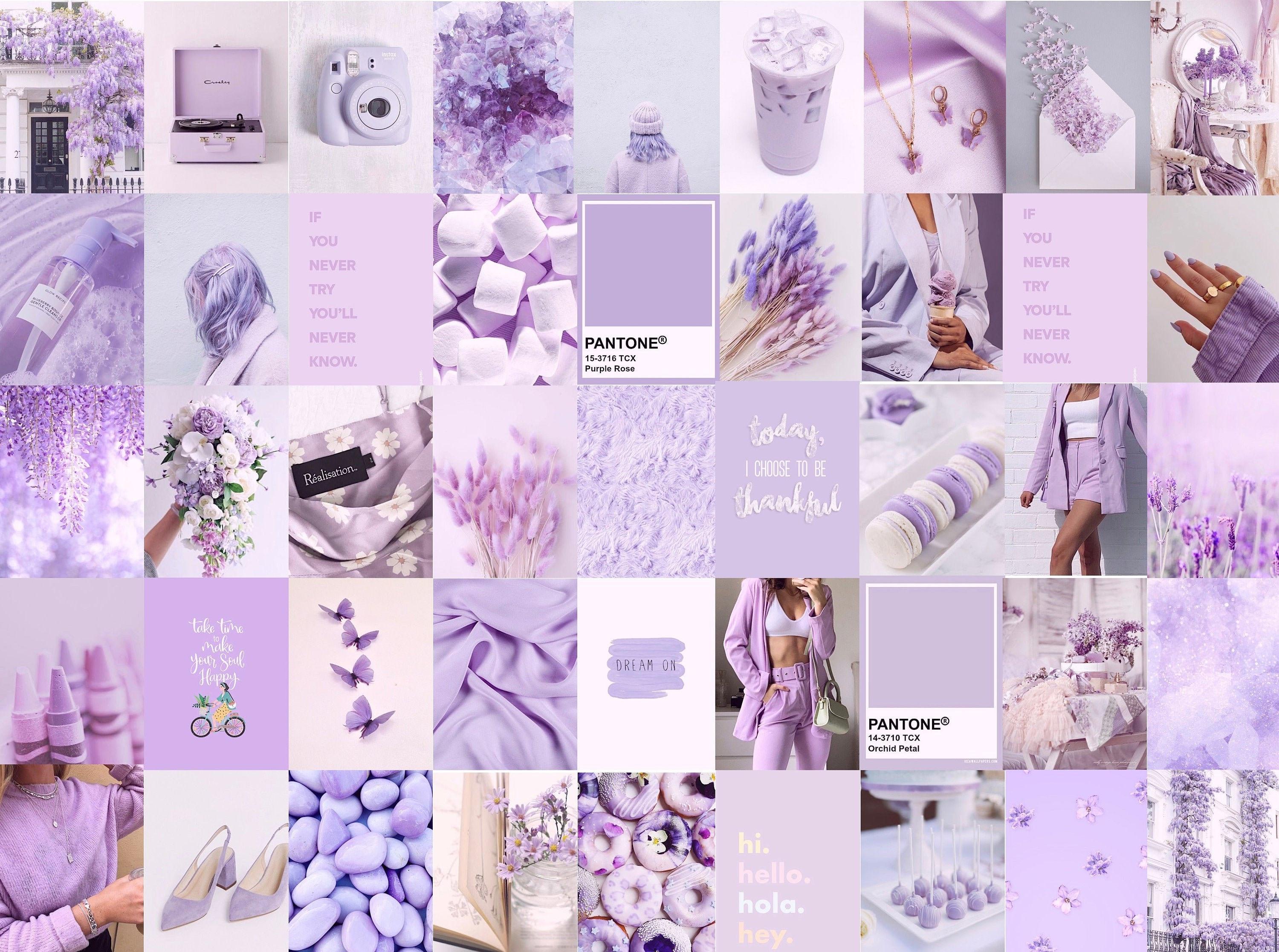 Lavender Collage Wallpapers - Top Free Lavender Collage Backgrounds ...