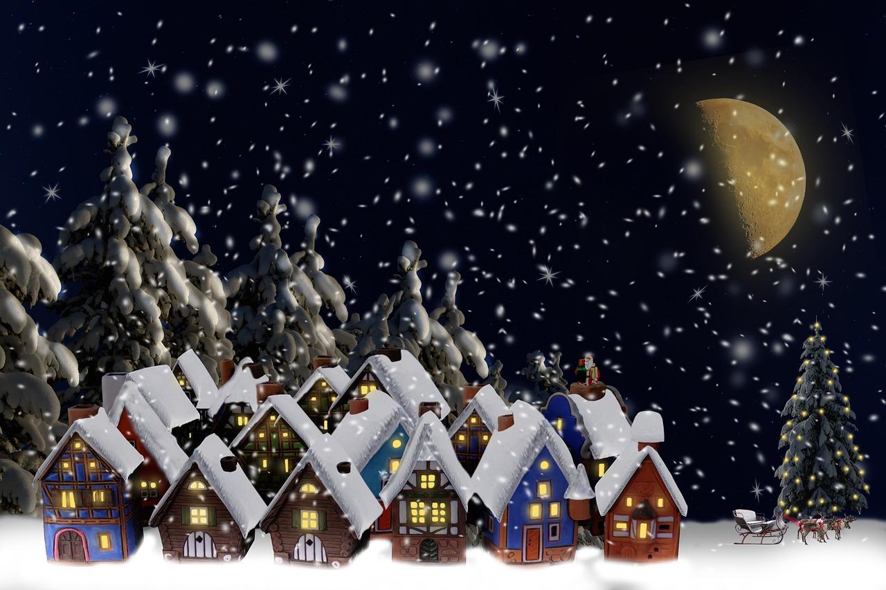 Snow Village Christmas Wallpapers - Top Free Snow Village Christmas ...