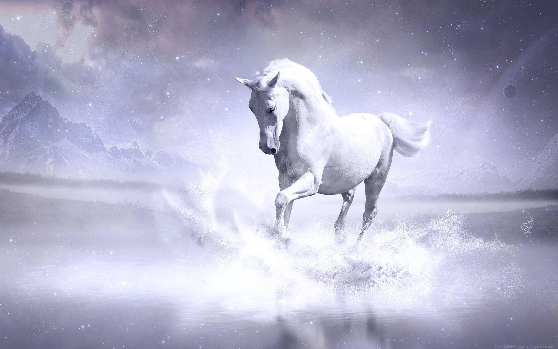 Running White Horse Wallpapers - Top Free Running White Horse ...