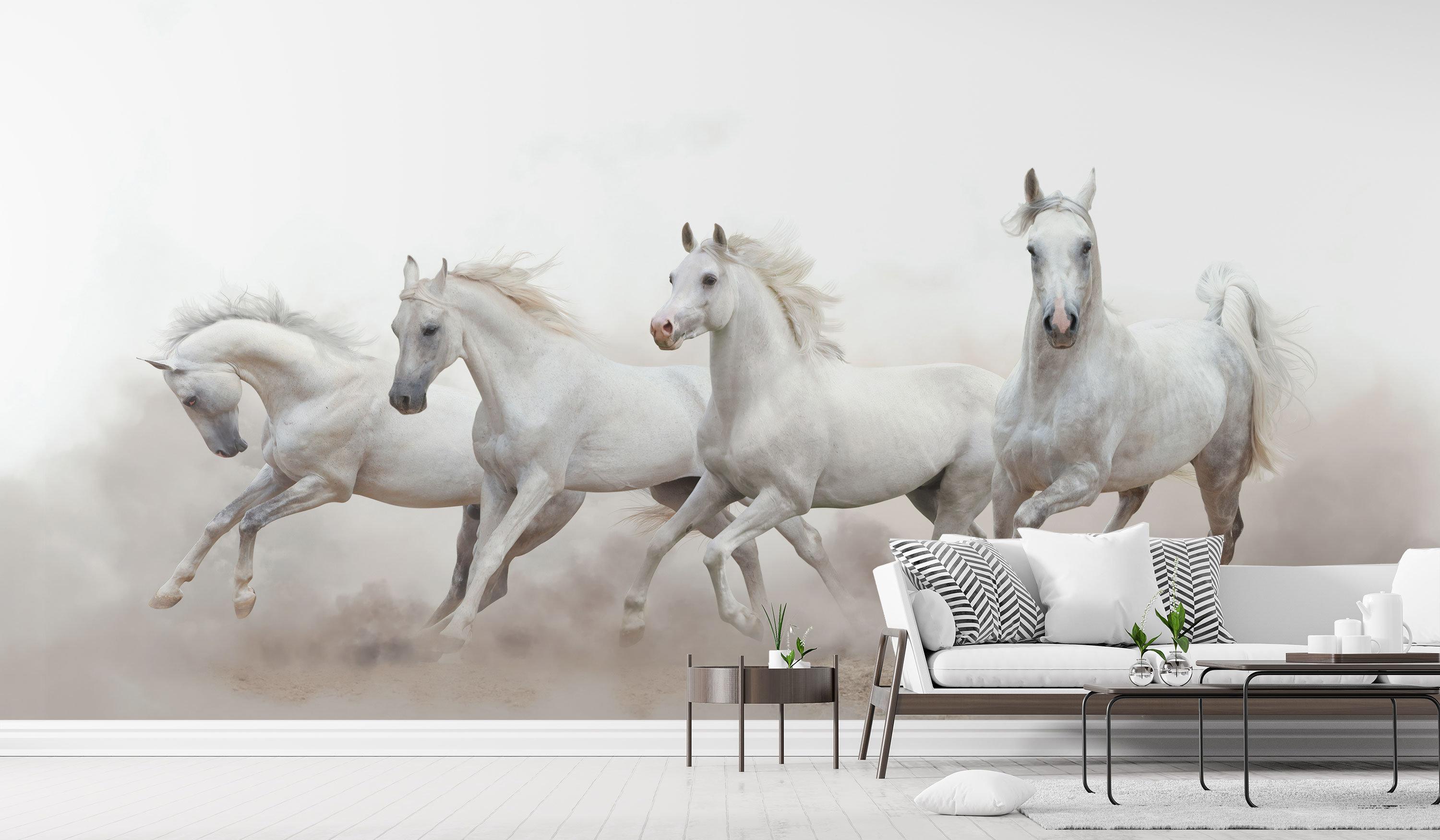 Running White Horse Wallpapers - Top Free Running White Horse ...