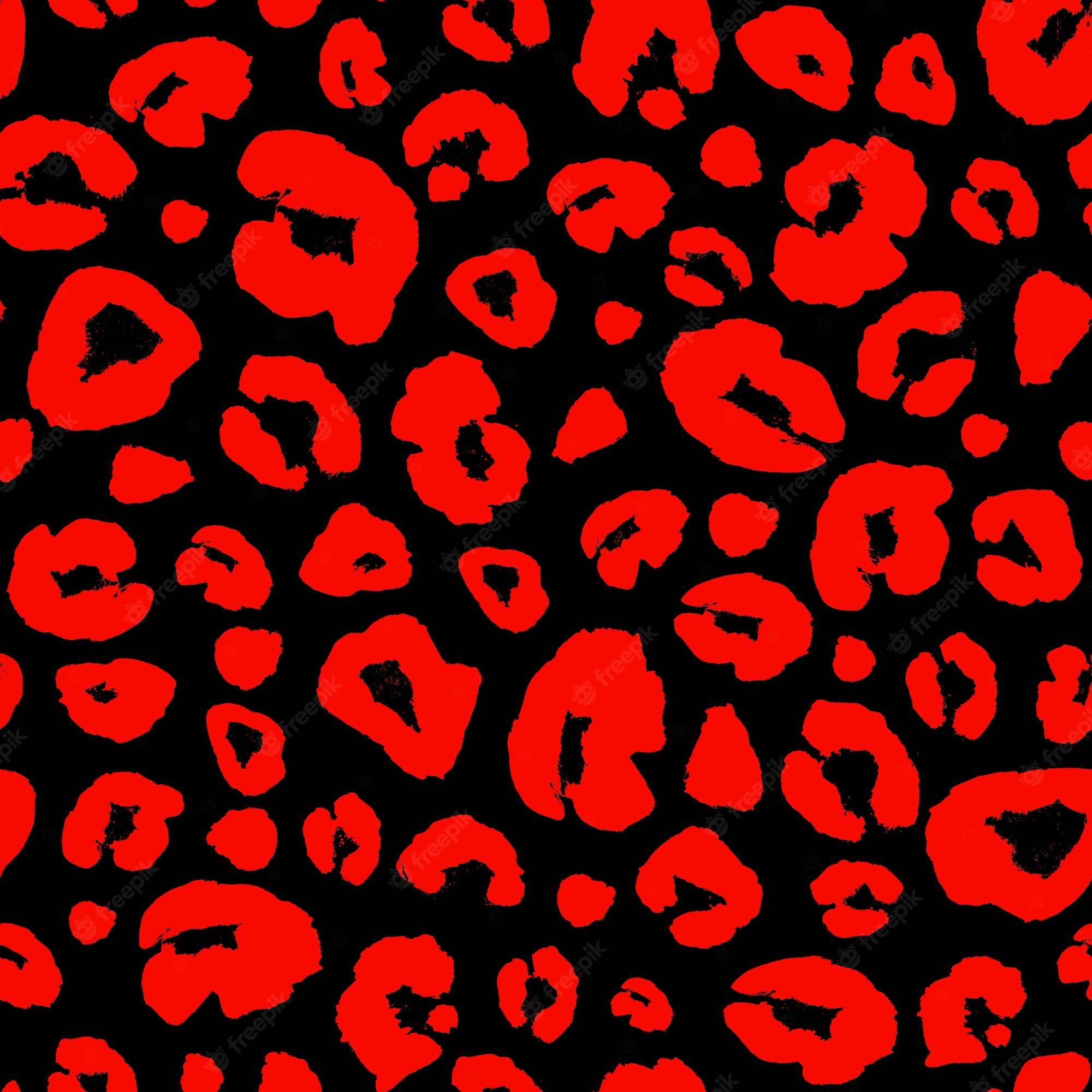 Red Leopard Wallpapers - Top Free Red Leopard Backgrounds - WallpaperAccess