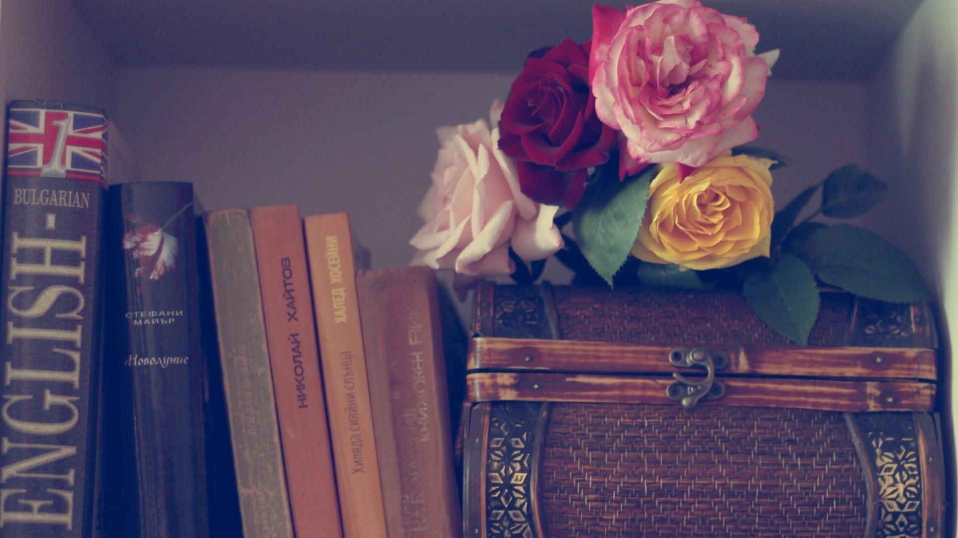 Flowers and Book Wallpapers - Top Free Flowers and Book Backgrounds ...