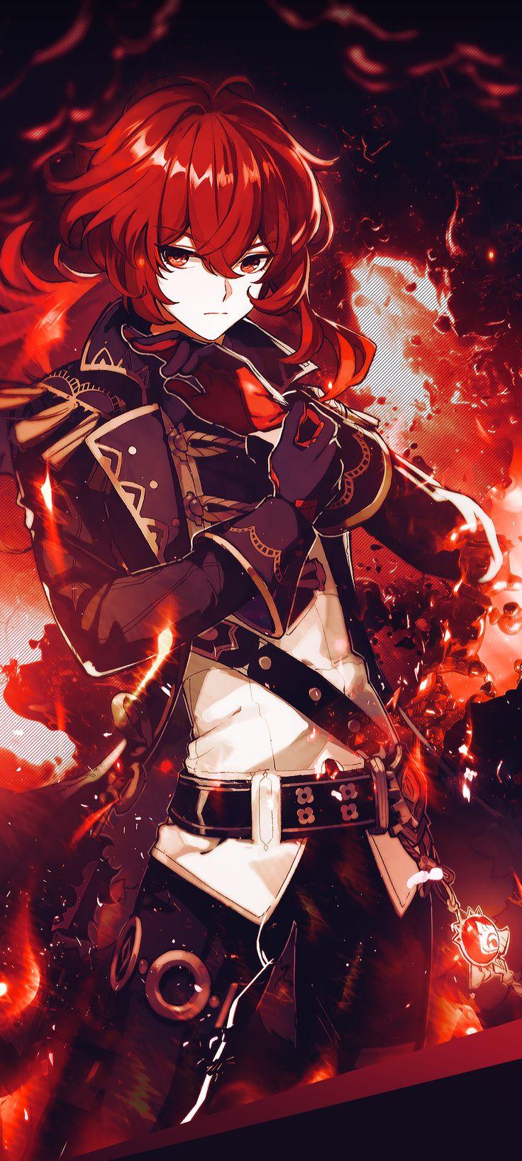 Diluc Genshin Impact Wallpapers - Top Free Diluc Genshin Impact ...