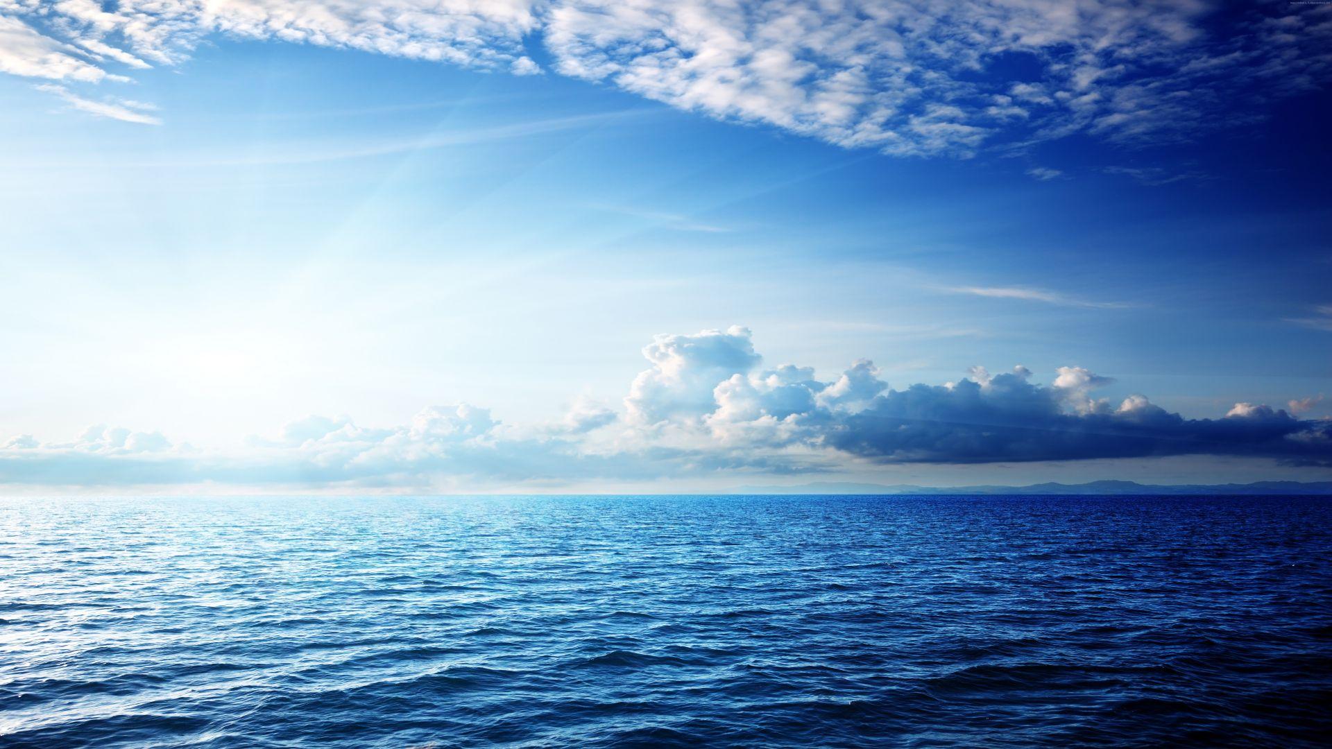 Blue Sky and Sea Wallpapers - Top Free Blue Sky and Sea Backgrounds ...