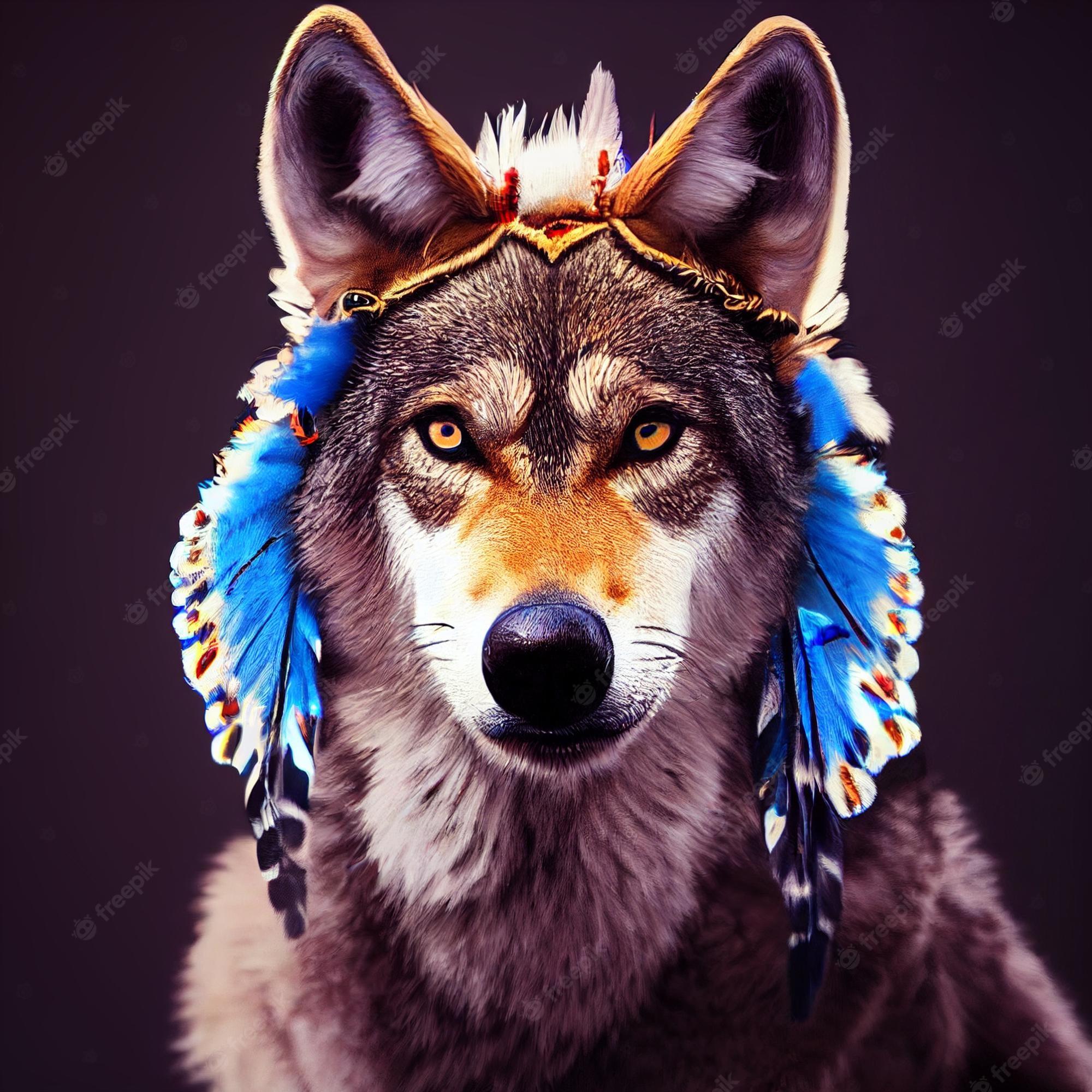 Native Indian Wolf Wallpapers - Top Free Native Indian Wolf Backgrounds ...