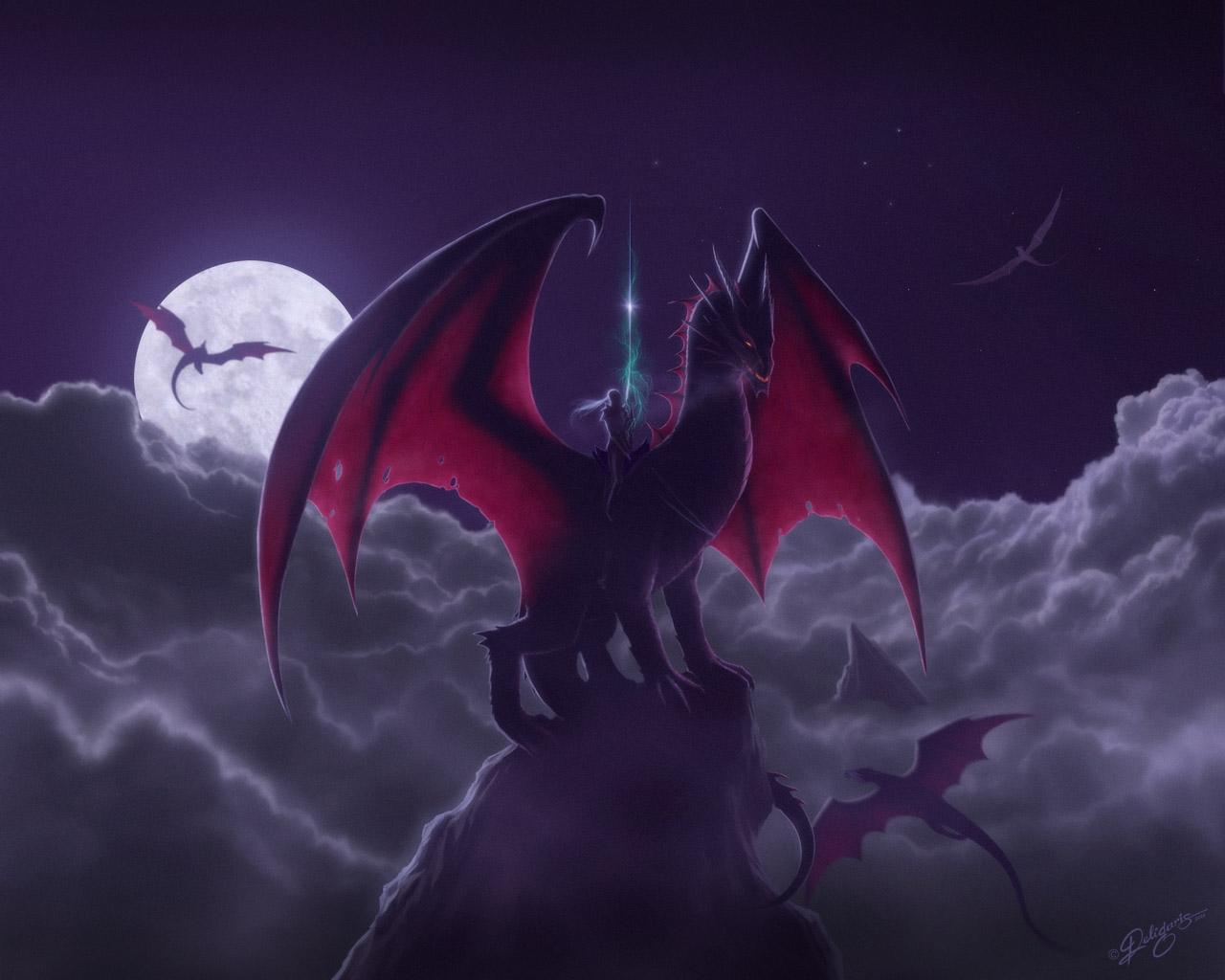 Night Dragon Wallpapers - Top Free Night Dragon Backgrounds ...