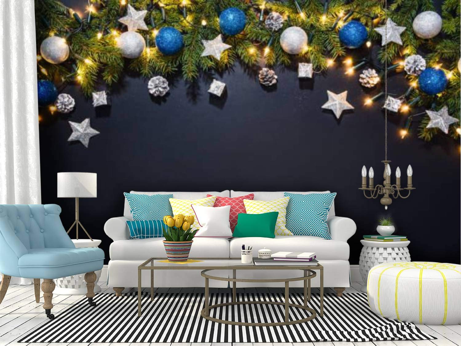 Christmas Living Room Wallpapers - Top Free Christmas Living Room ...