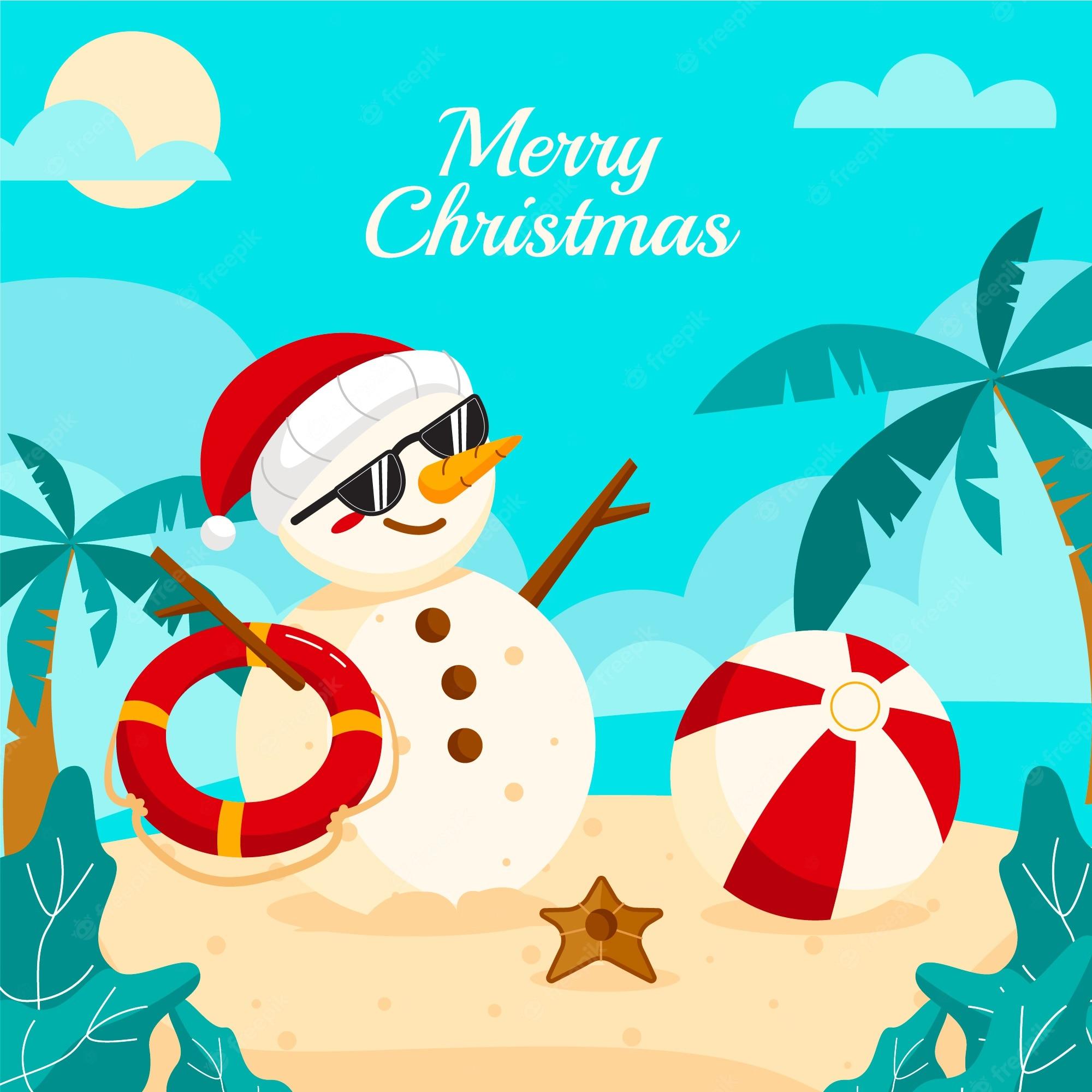 Summer Christmas Wallpapers - Top Free Summer Christmas Backgrounds ...