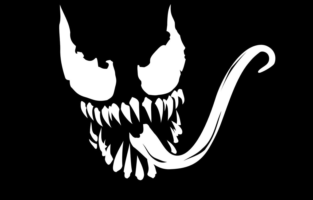 Black and White Venom Wallpapers - Top Free Black and White Venom ...