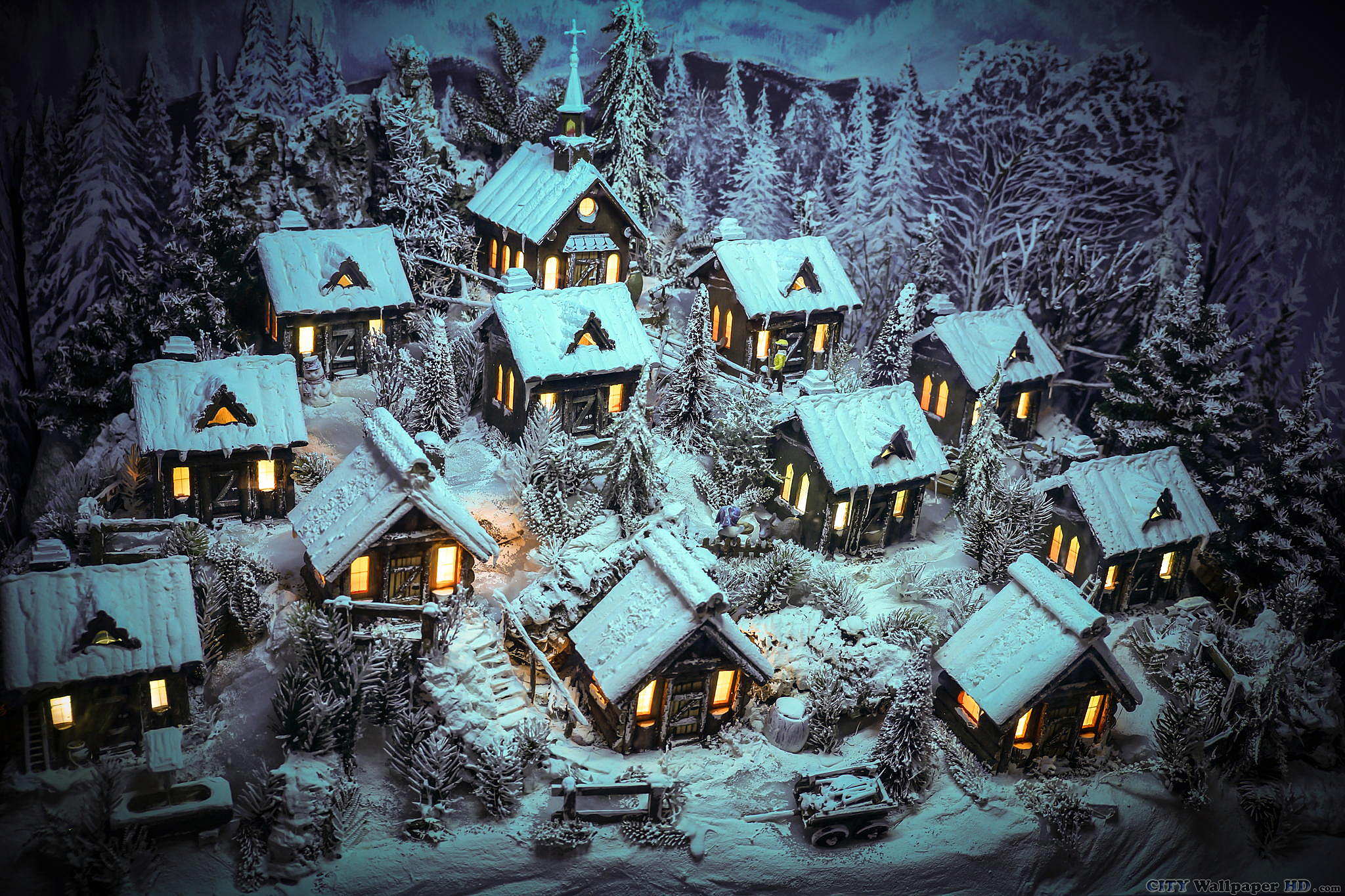 Panoramic Christmas Wallpapers - Top Free Panoramic Christmas ...