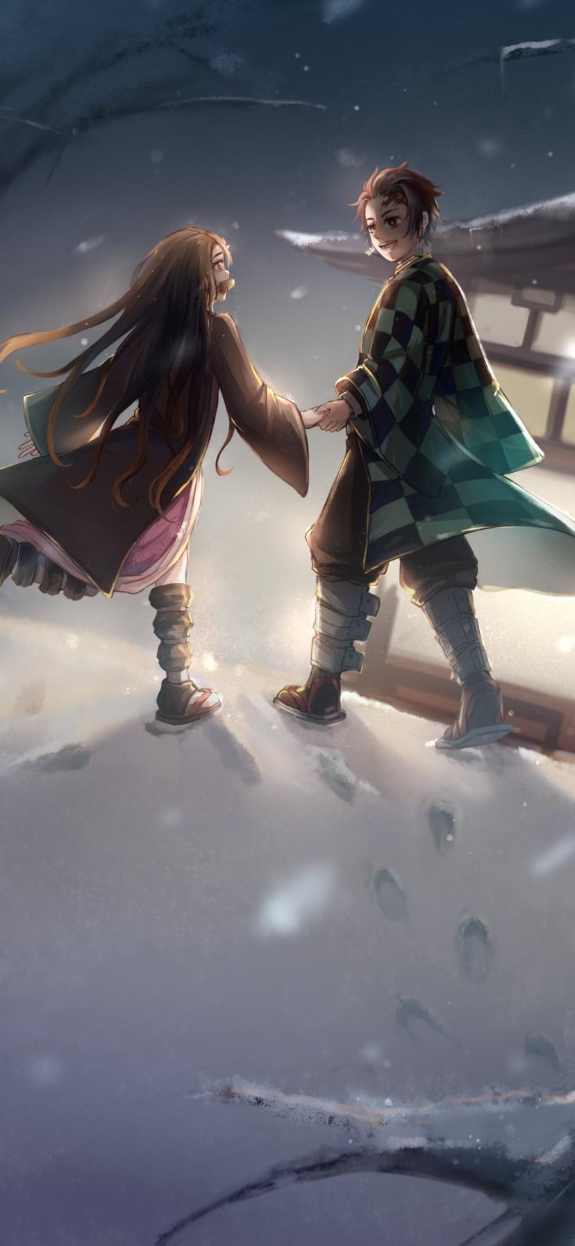Demon Slayer Christmas Wallpapers - Top Free Demon Slayer Christmas ...