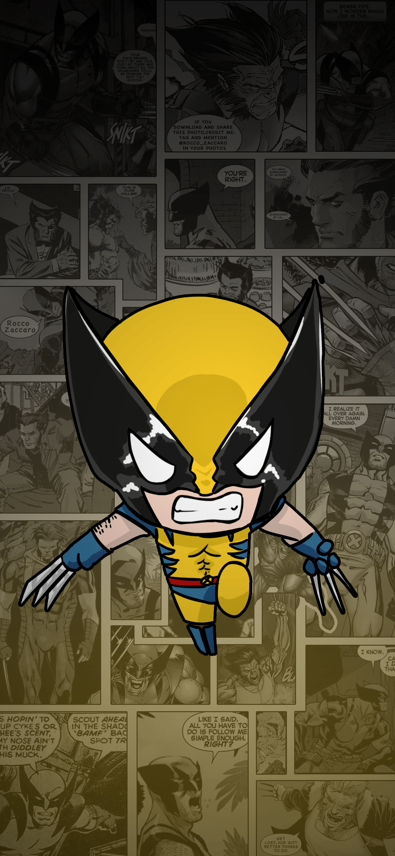 Wolverine Logo iPhone Wallpapers - Top Free Wolverine Logo iPhone ...