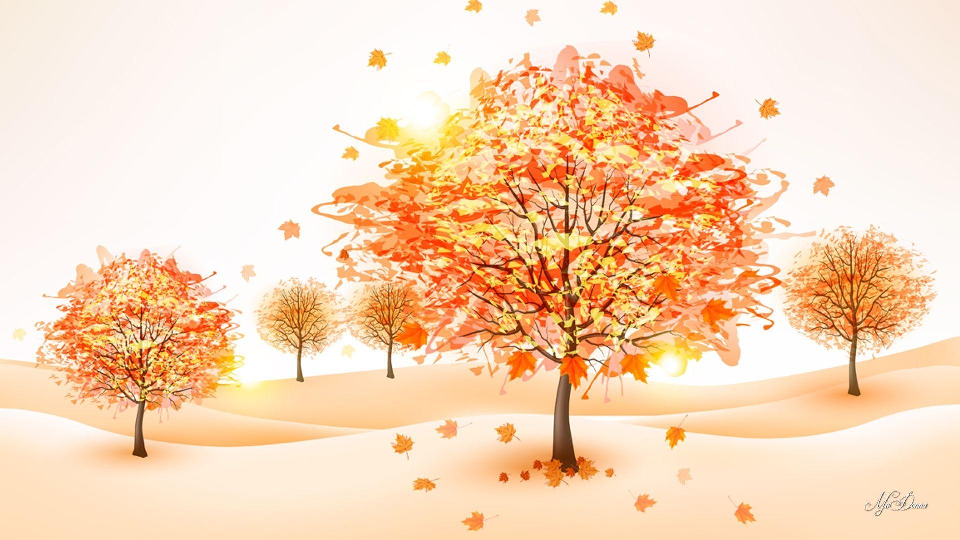 Fall Illustration Wallpapers - Top Free Fall Illustration Backgrounds - WallpaperAccess