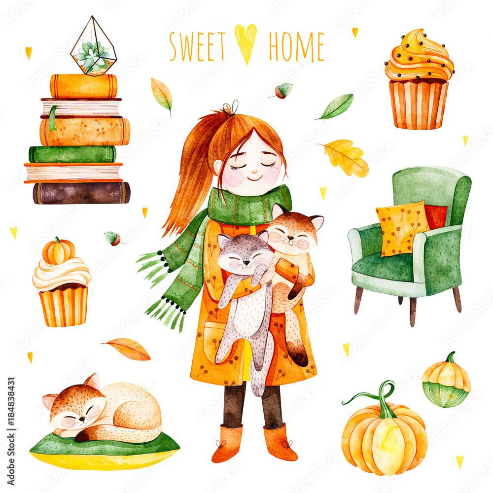 Autumn Illustration Wallpapers - Top Free Autumn Illustration Backgrounds - WallpaperAccess