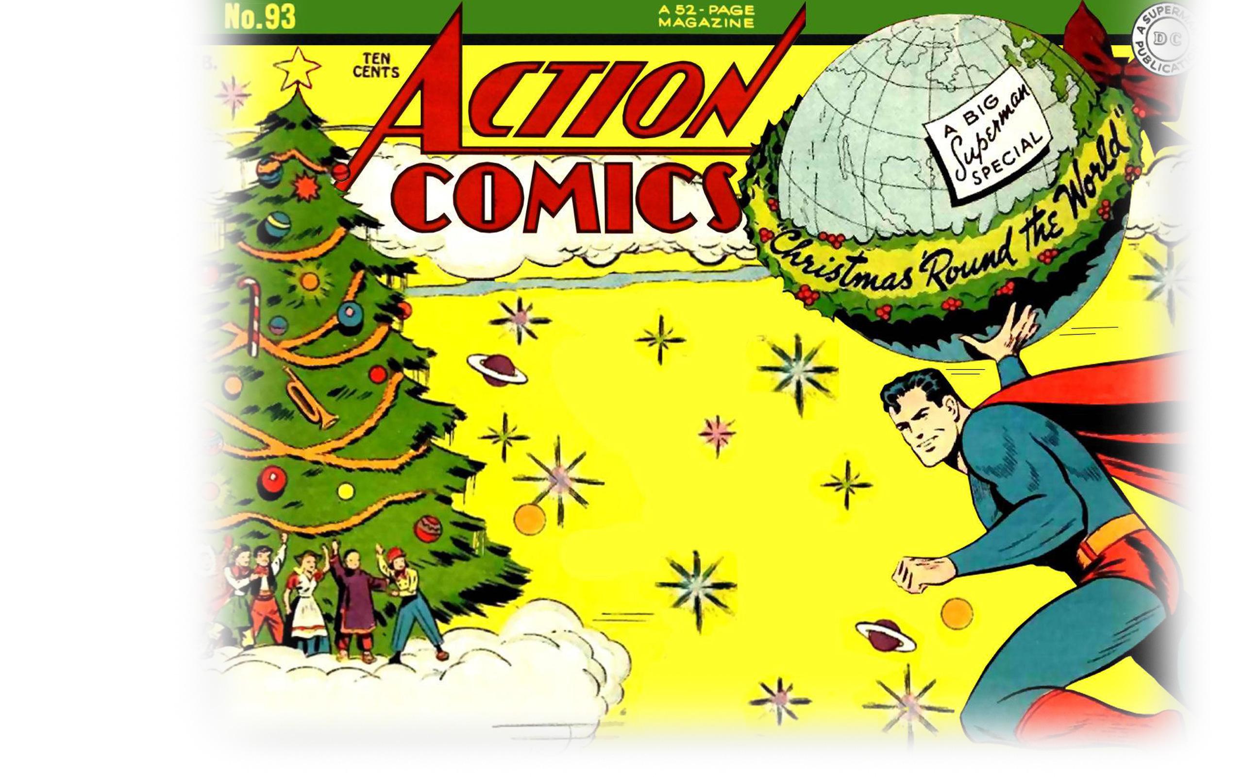 Superman Christmas Wallpapers - Top Free Superman Christmas Backgrounds ...