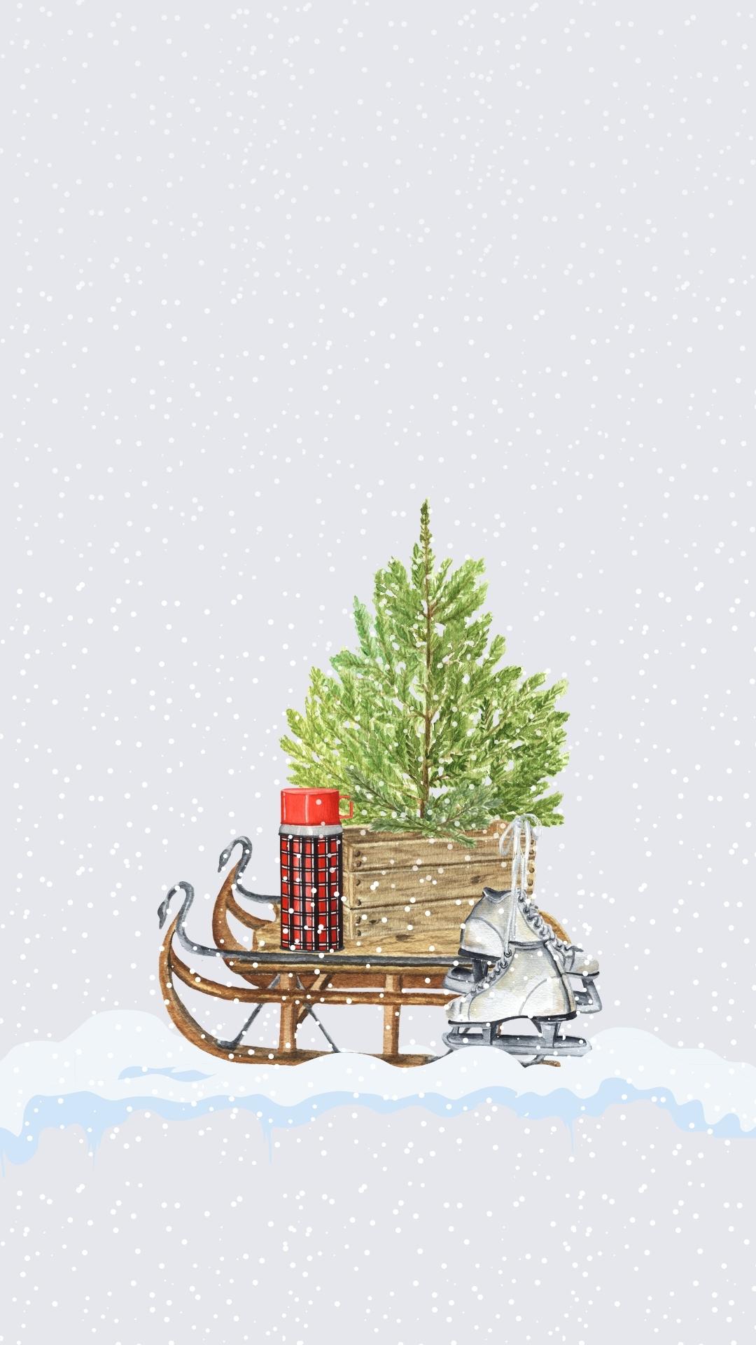 Christmas Sled Wallpapers - Top Free Christmas Sled Backgrounds ...
