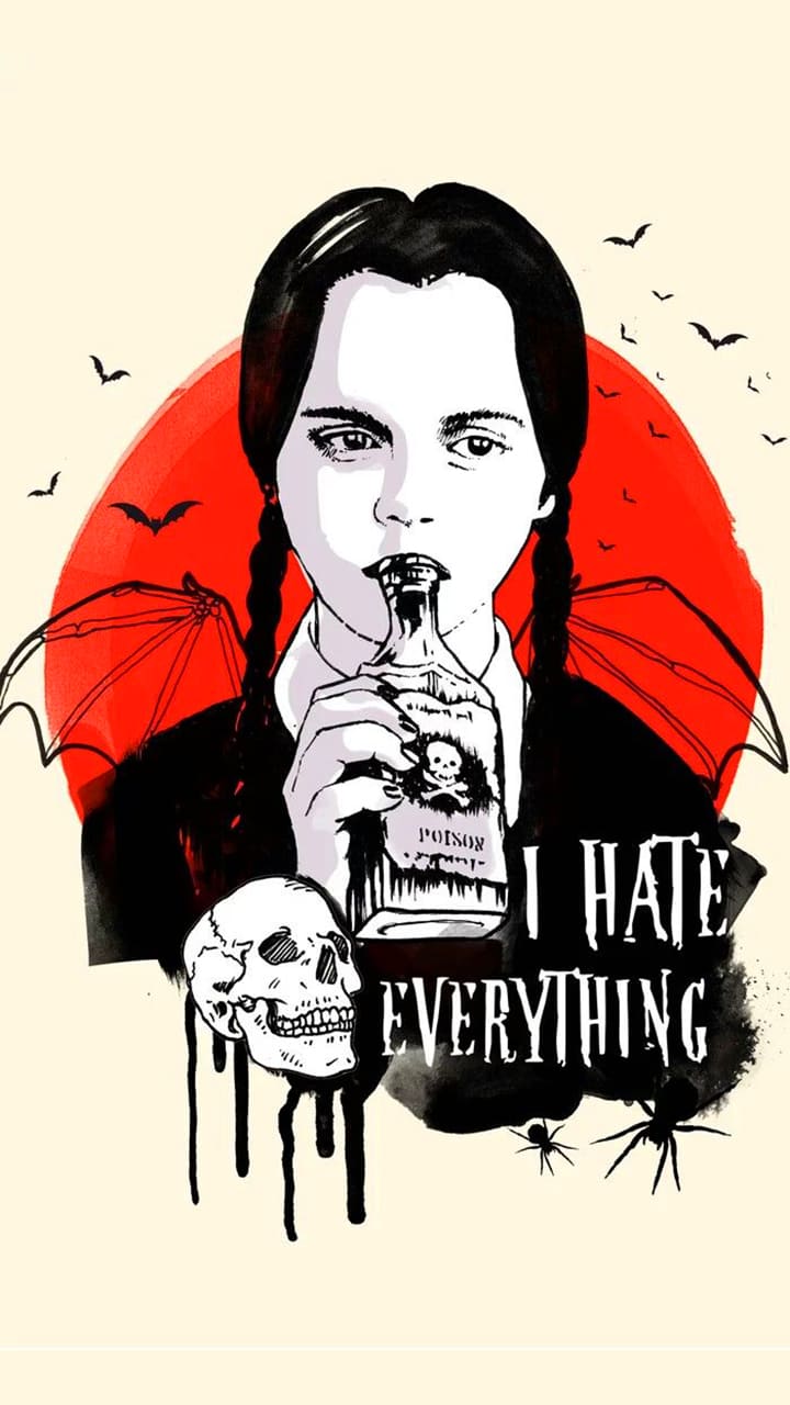 Wednesday Addams Wallpapers - Top Free Wednesday Addams Backgrounds ...